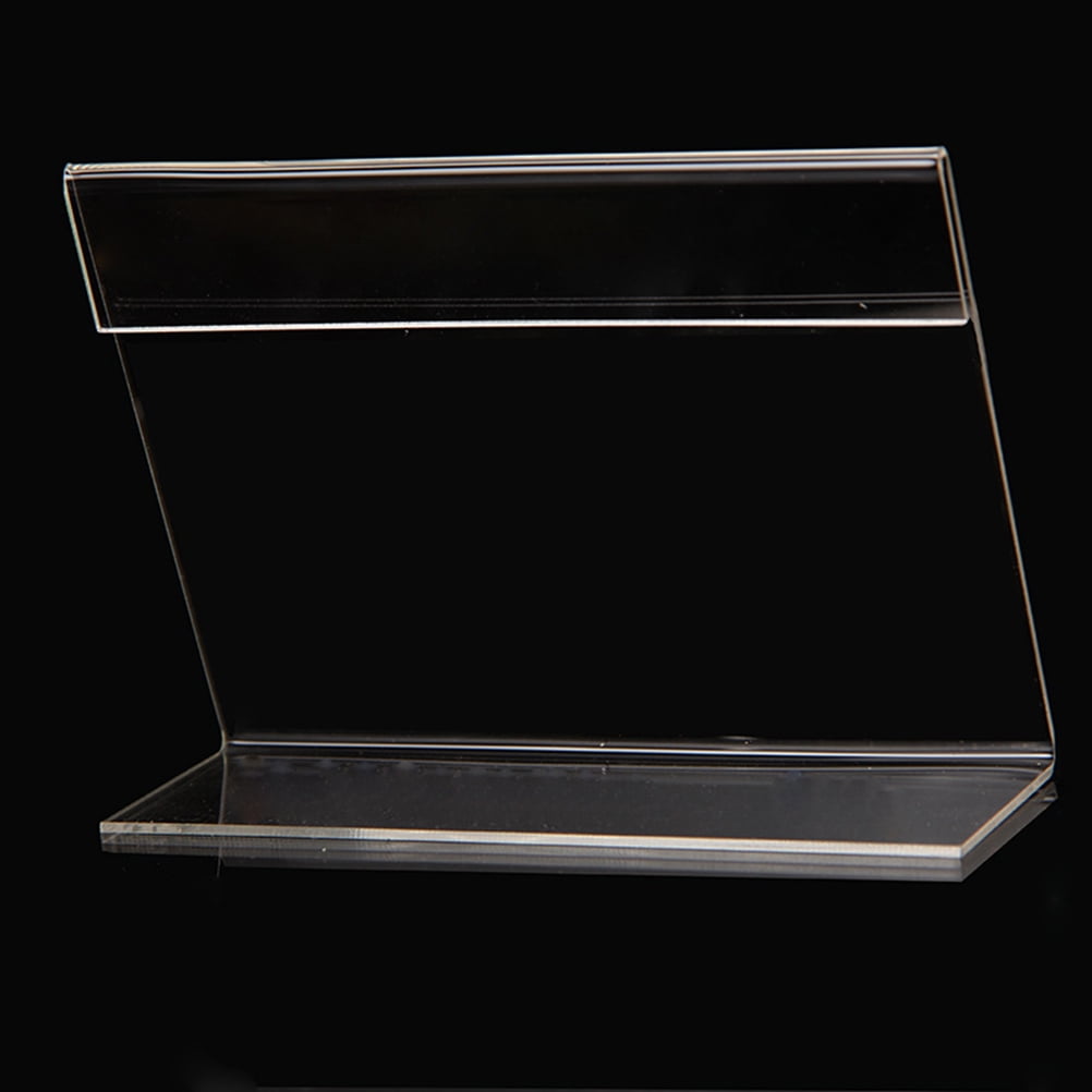 LABSERRON 20Pack Transparent Acrylic Label Holders for Price Display 1 ...