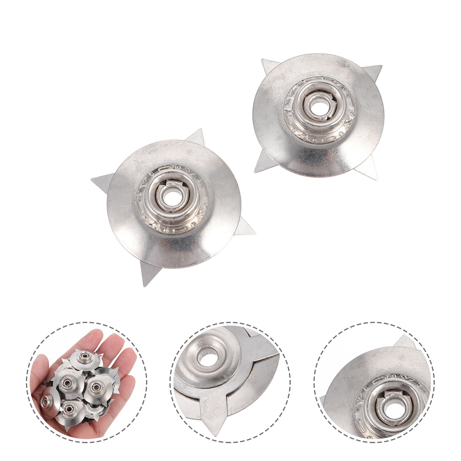 LABSERRON 20Pcs Anti Static Buckle Metal Star Claw For Grounding Cable ...