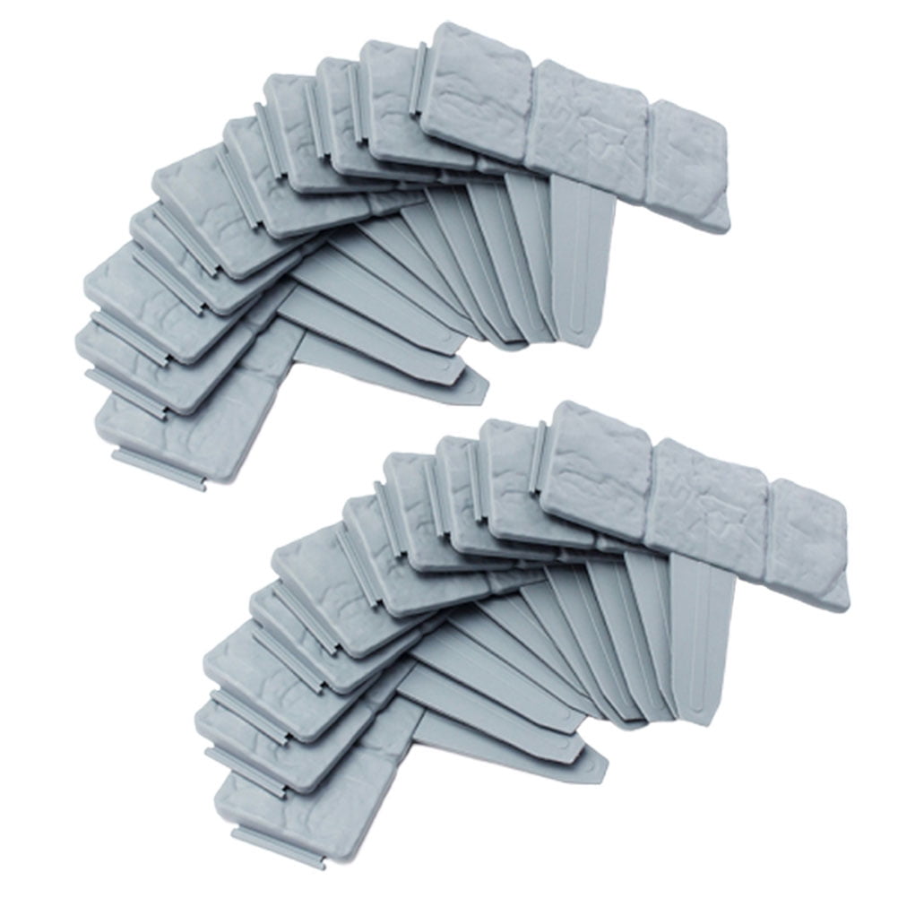 LABSERRON 20Pcs Flexible Fence for Patio Fence with Simple Enclosure ...