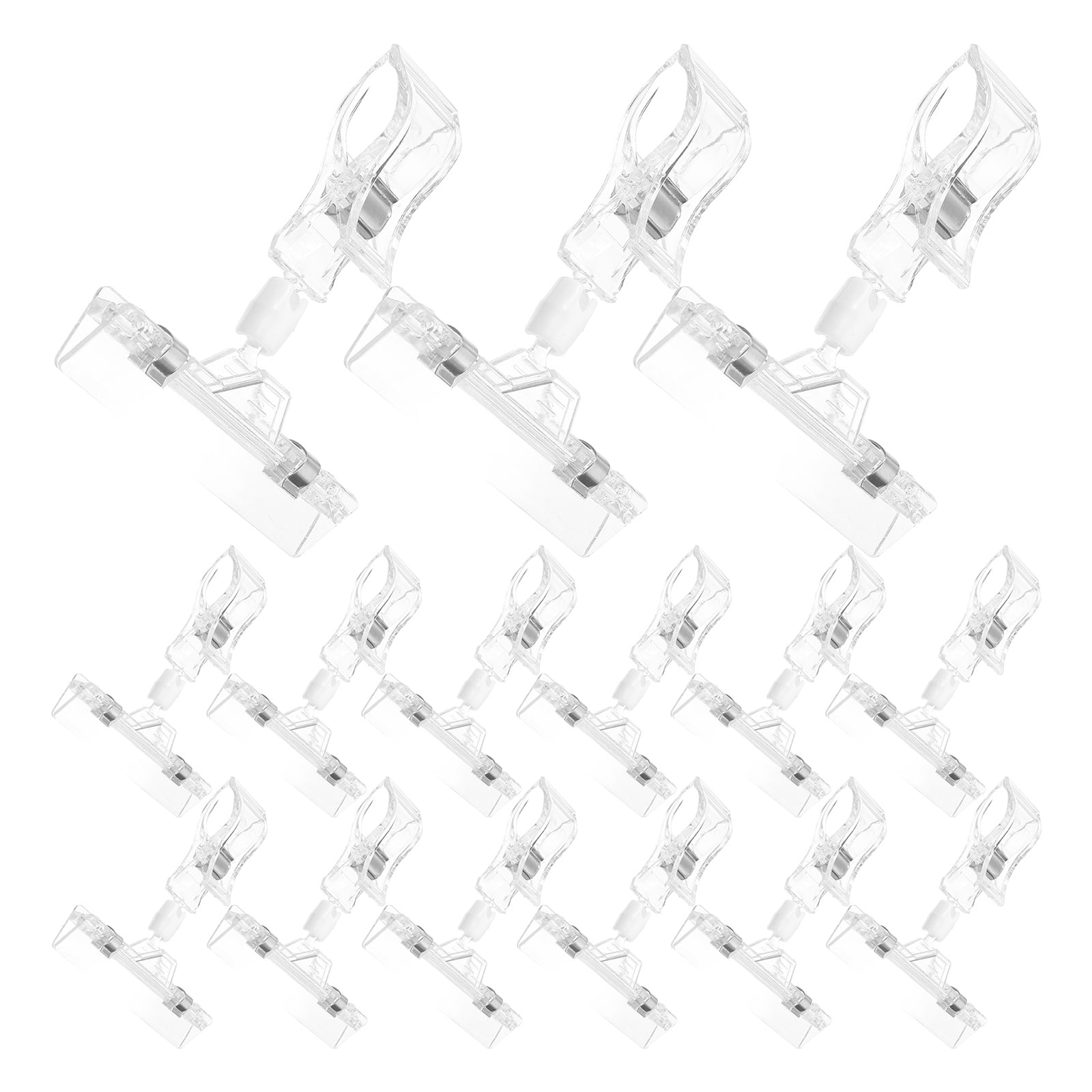 LABSERRON 20Pcs Merchandise Sign Holder Clips with Simple Design for ...