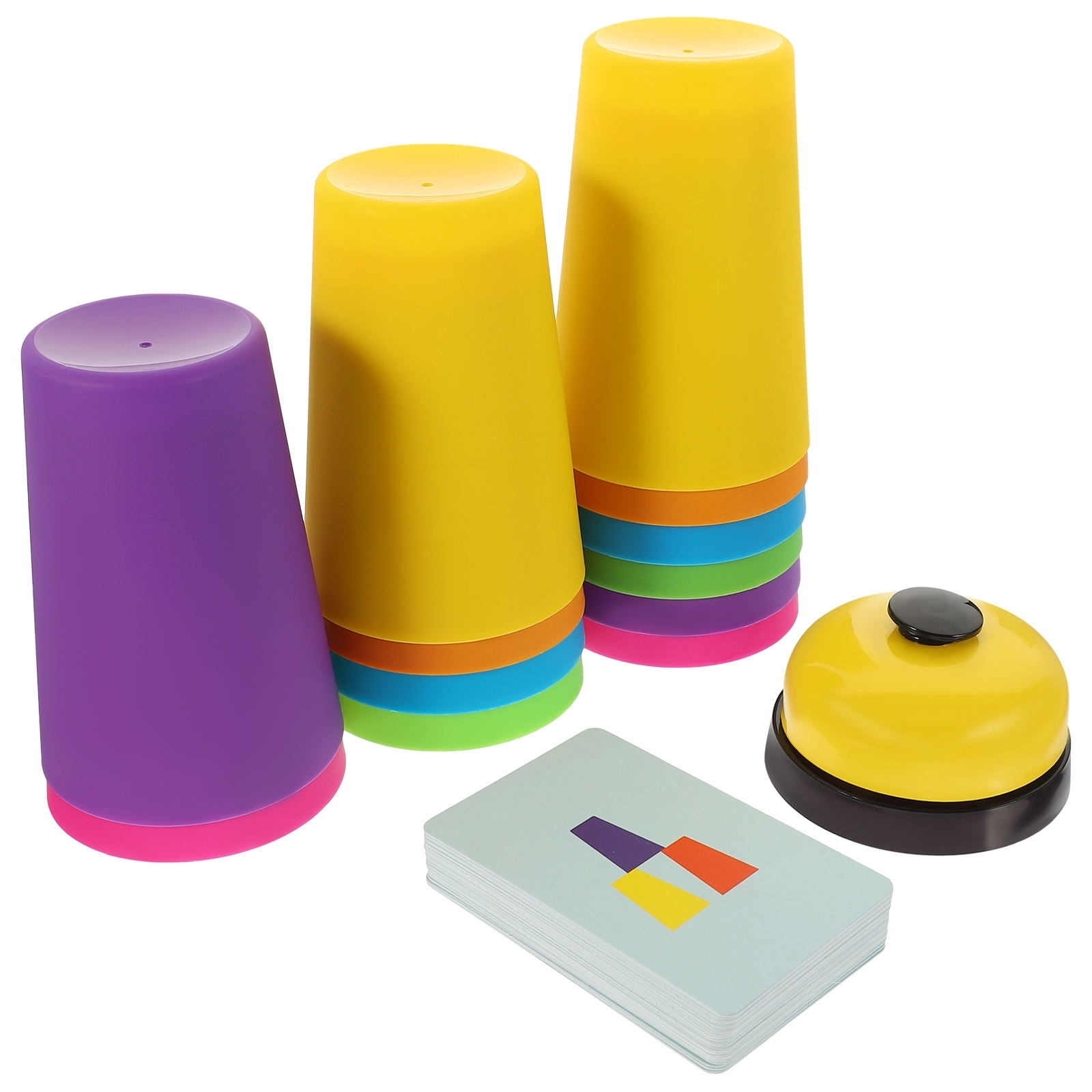 LABSERRON 20Set Stacking Cups Assorted Color for Toddlers Imaginative ...