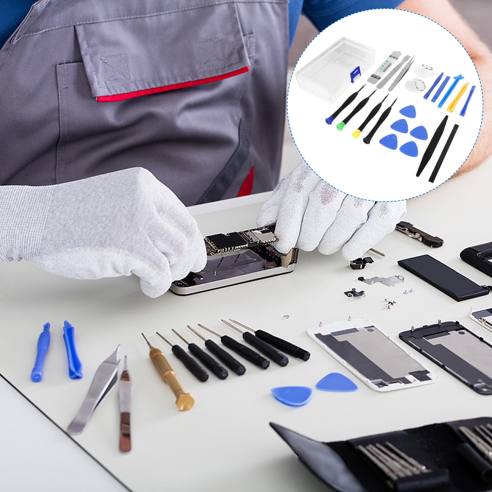 LABSERRON 21 Piece Kit Precision Screwdriver And Pry Tool Easy To Use ...