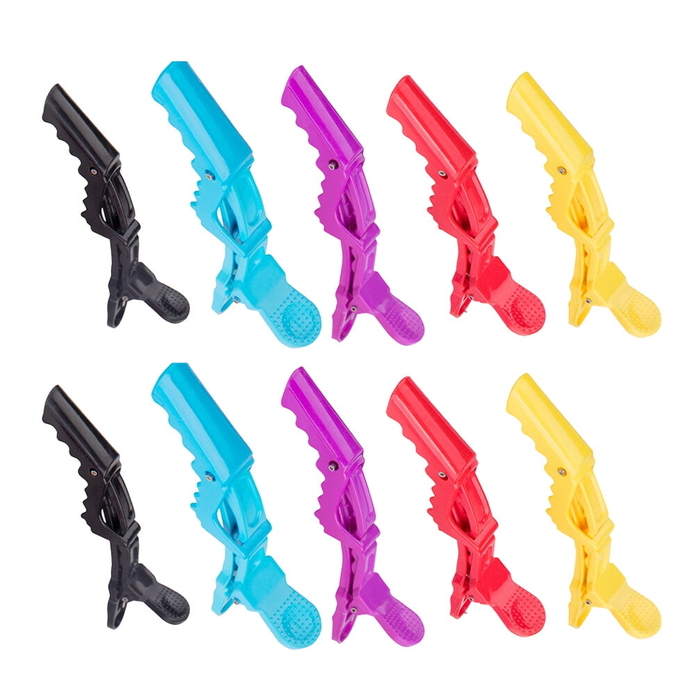 LABSERRON 25Pcs Black Duckbill Shape Hair Clips for Sectioning 11x3.8in ...