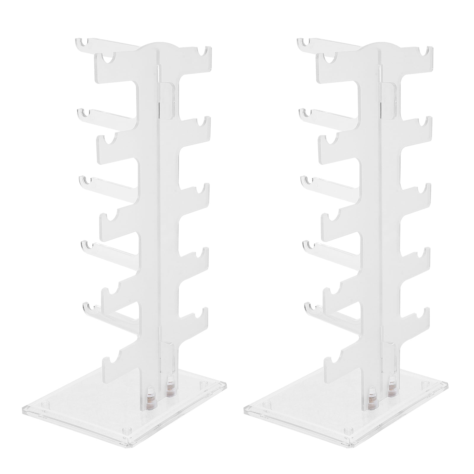 LABSERRON 2Pack Acrylic Transparent Sunglasses Display Racks for ...