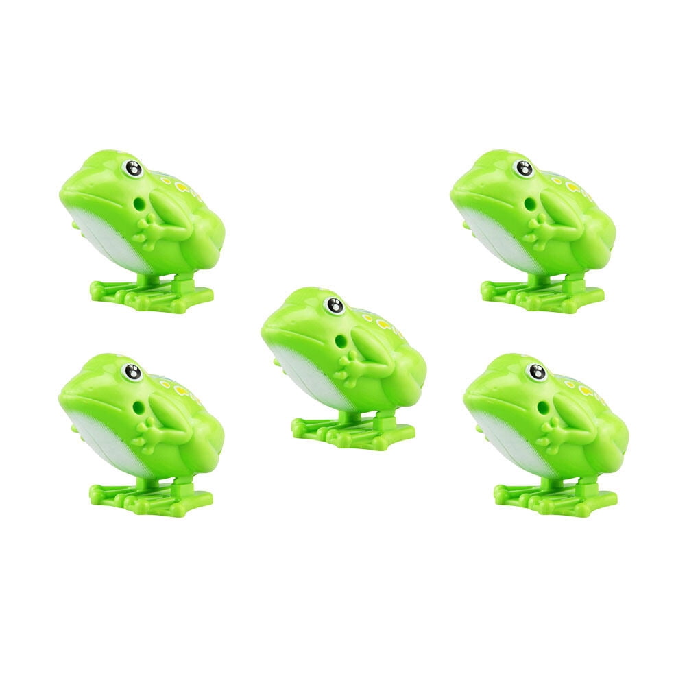 LABSERRON 2Pack Bouncing Frog Toys Plastic Frogs Toy Frog Jumpers Toy ...