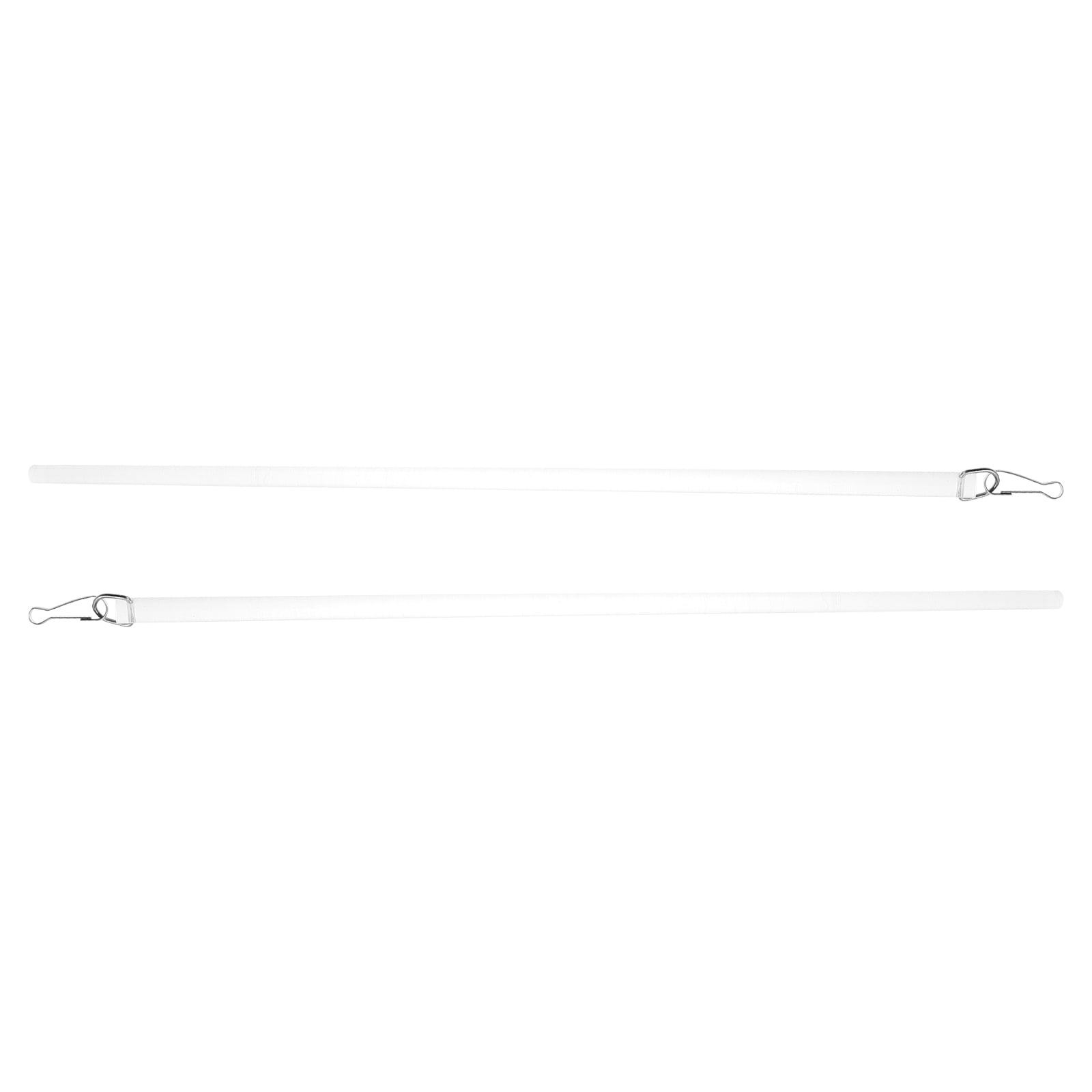 LABSERRON 2Pcs Acrylic Curtain Rods for Interior Designers Compact ...