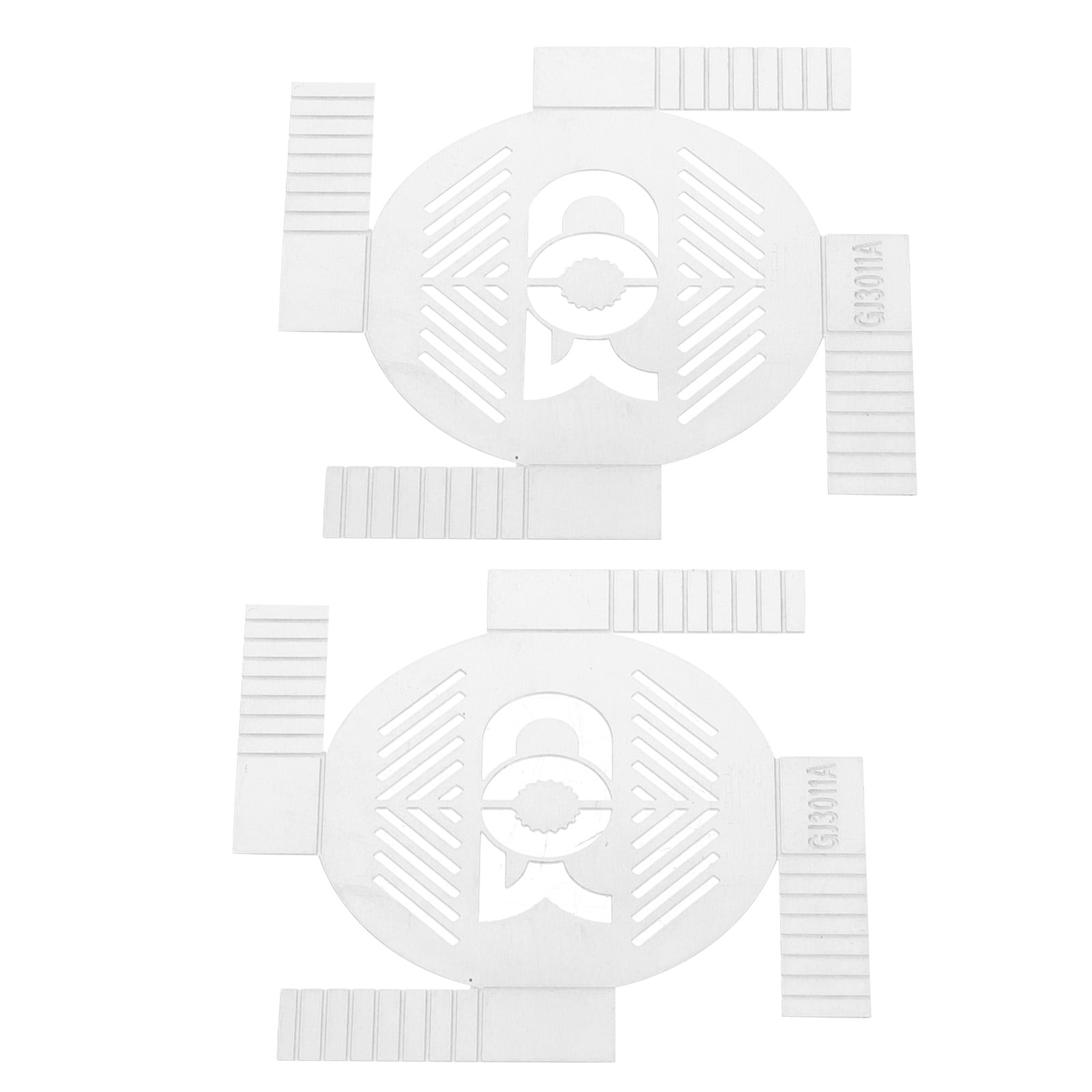 LABSERRON 2Pcs Metal Square Brush Cleaner Plate for Artists and ...