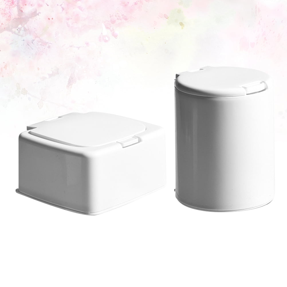 LABSERRON 2Pcs Small Airtight Container Plastic Storage Box With Lid ...
