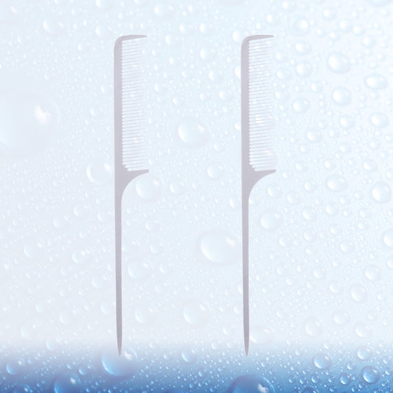 LABSERRON 2Pcs Stainless Steel Hair Comb for Salon Use and Household ...