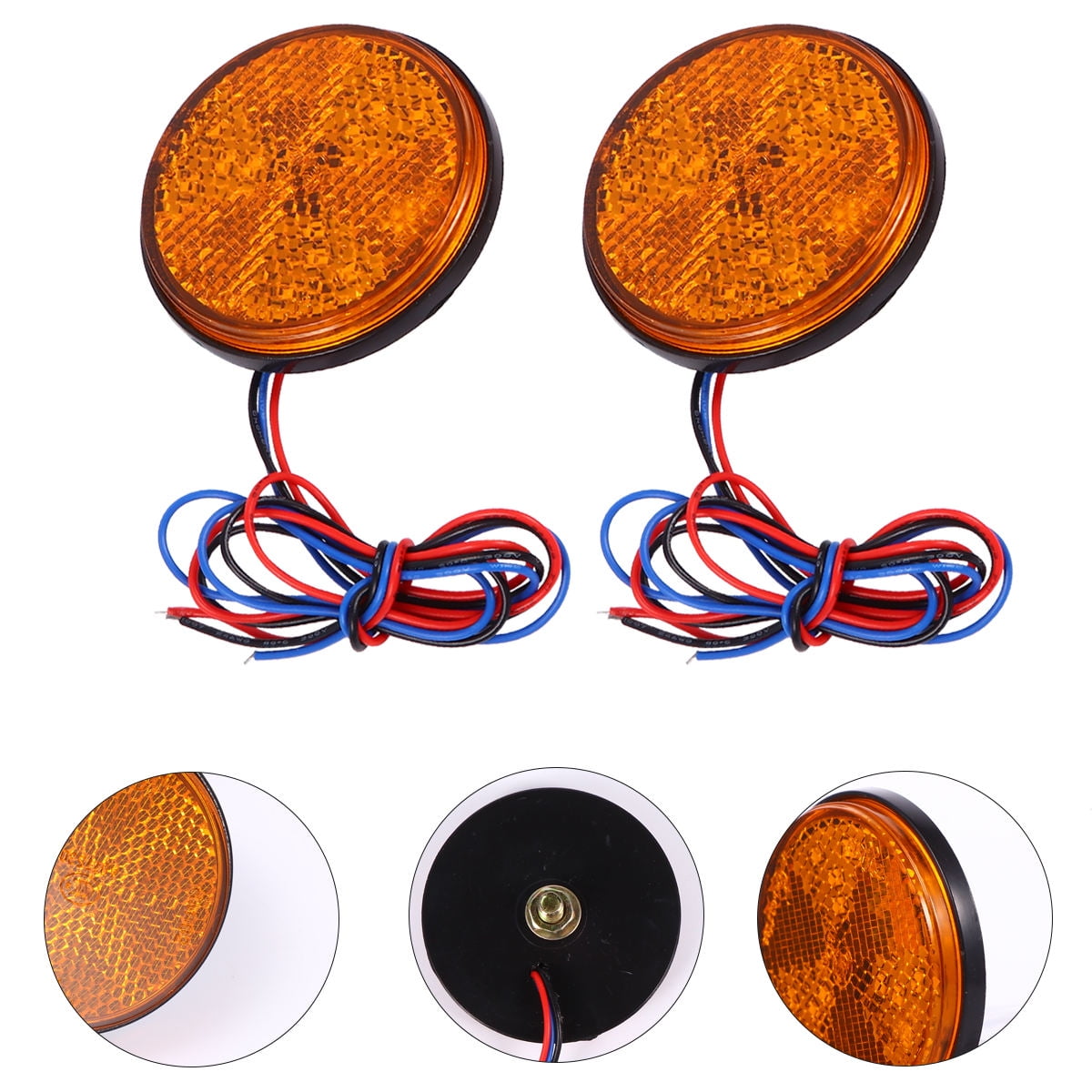 LABSERRON 2Pcs Truck Side Lights for Motorcycles and Trailers with LED ...