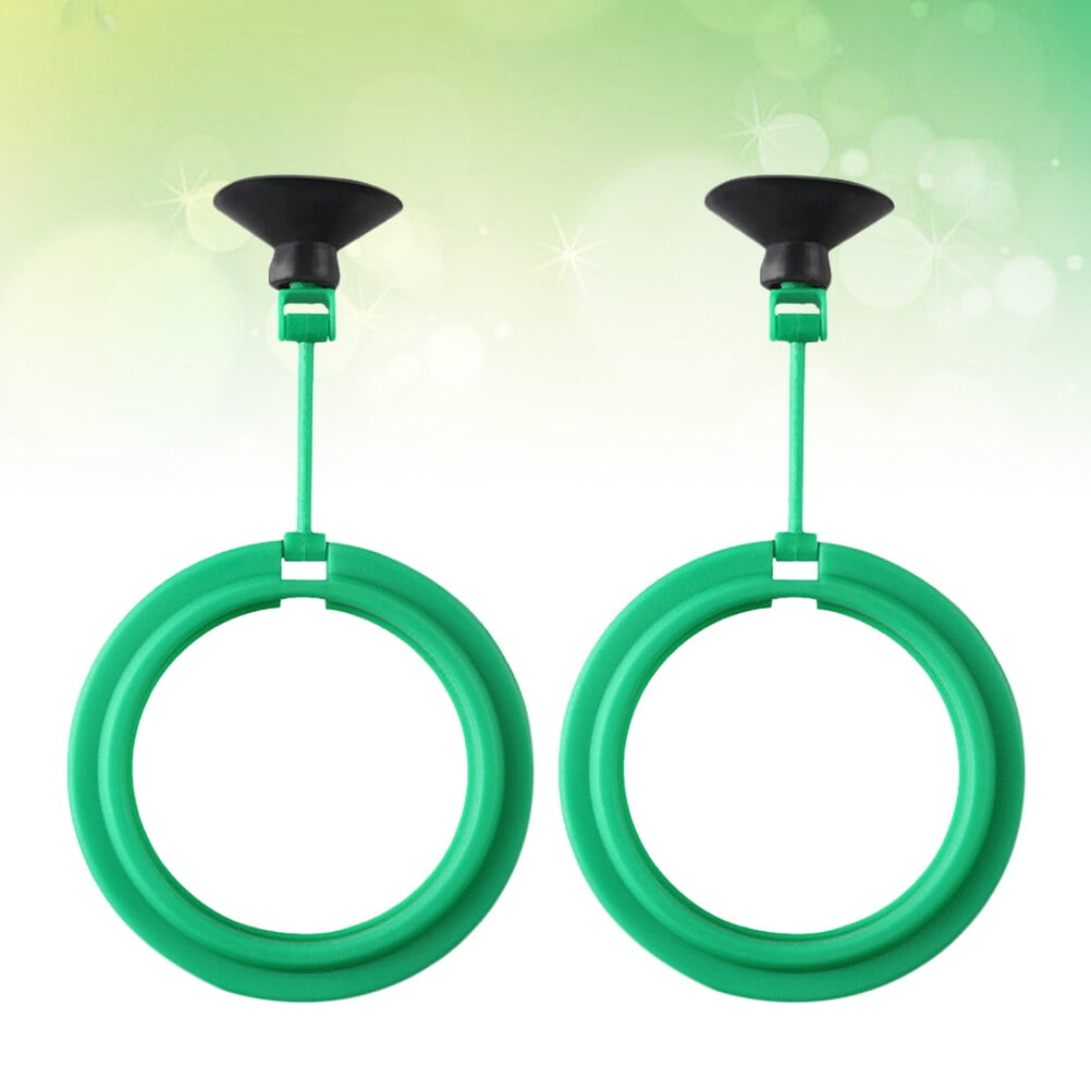 LABSERRON 2Set Fish Feeding Ring Green Plastic Floating Feeder for ...