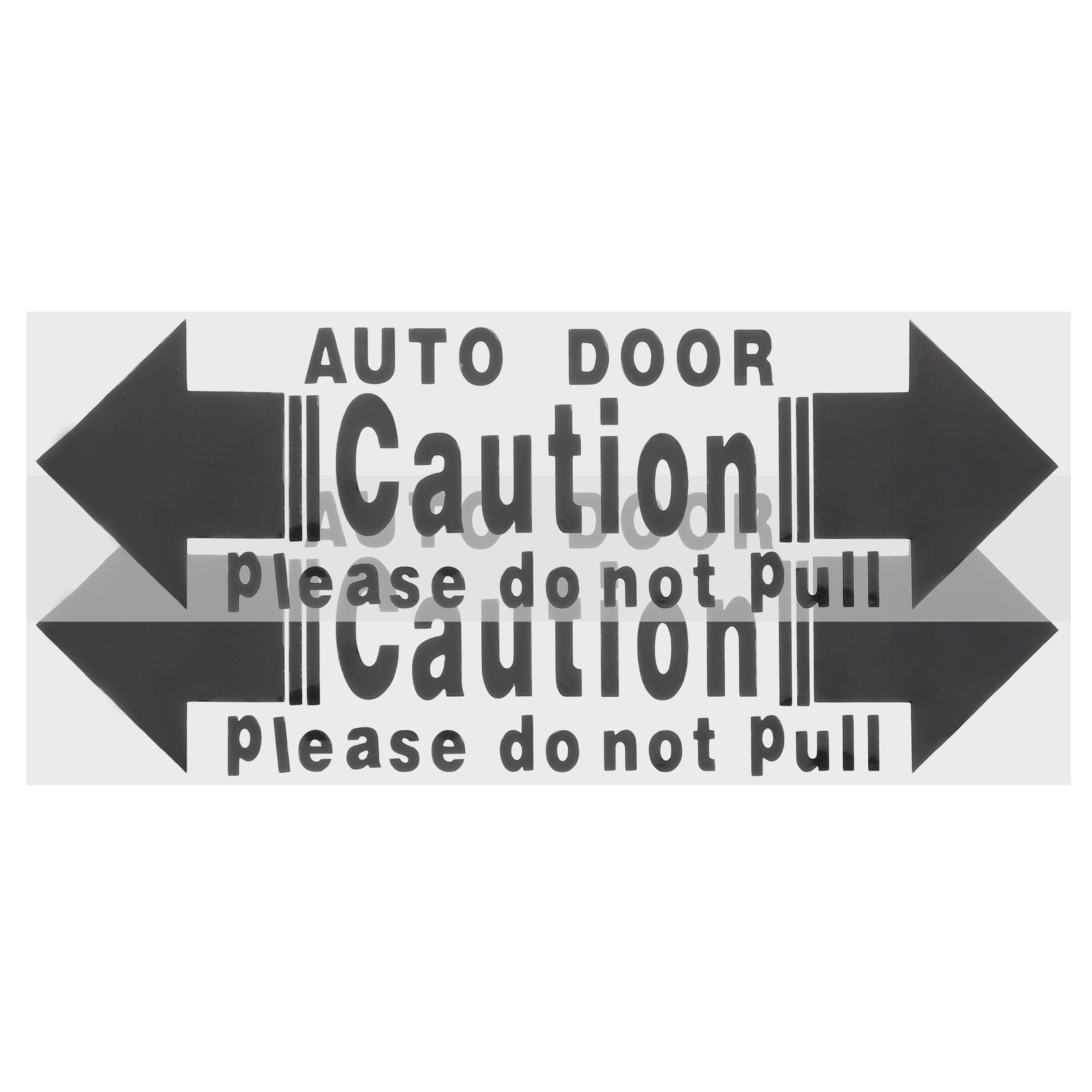 LABSERRON 2Set PVC Car Door Warning Stickers Simple Design for Car ...