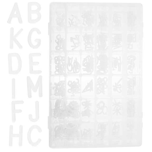 LABSERRON 2Sets Message Board Letters Plastic Alphabet Letters for ...