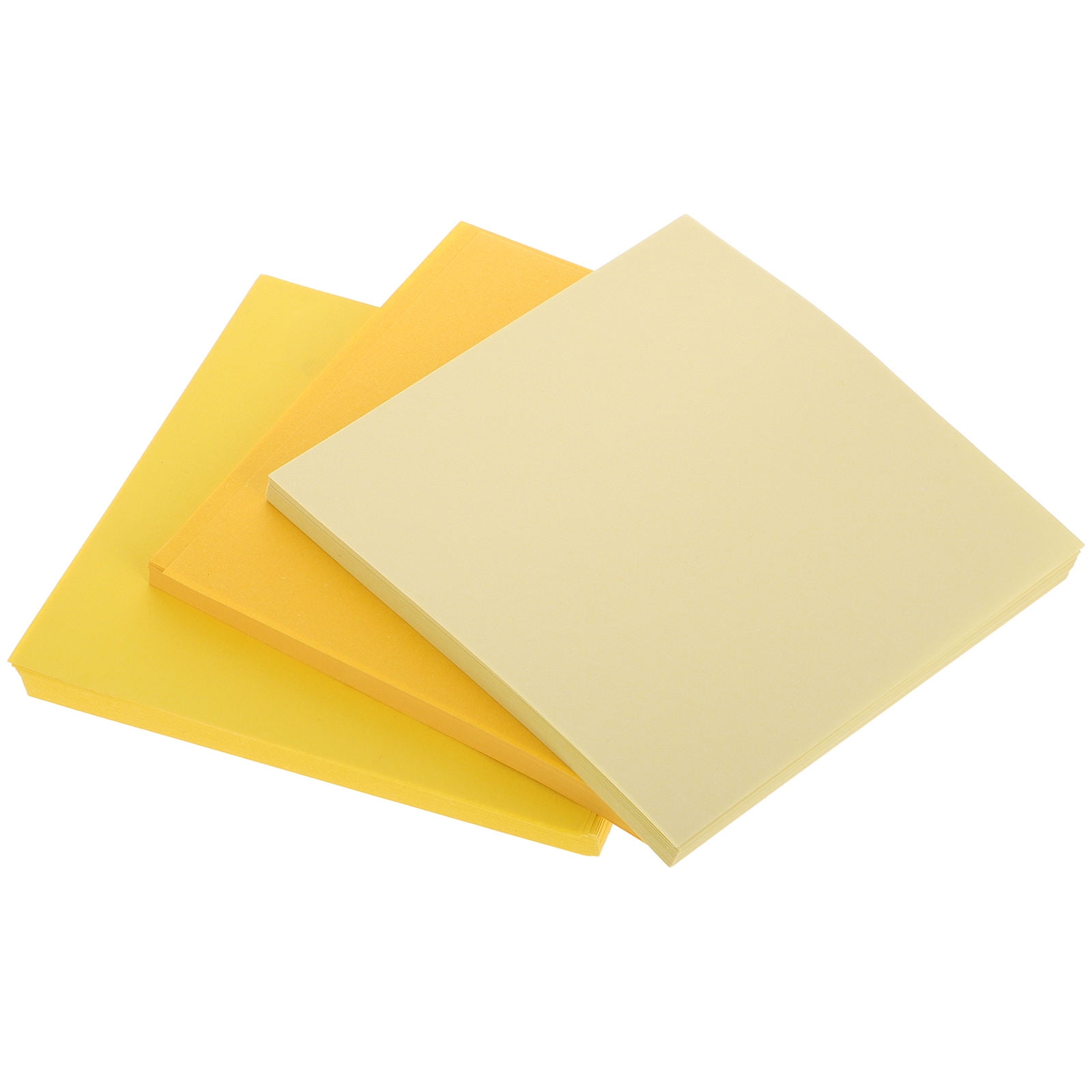 LABSERRON 300 Sheets Oragami Paper Square Pale Yellow Orange Yellow ...