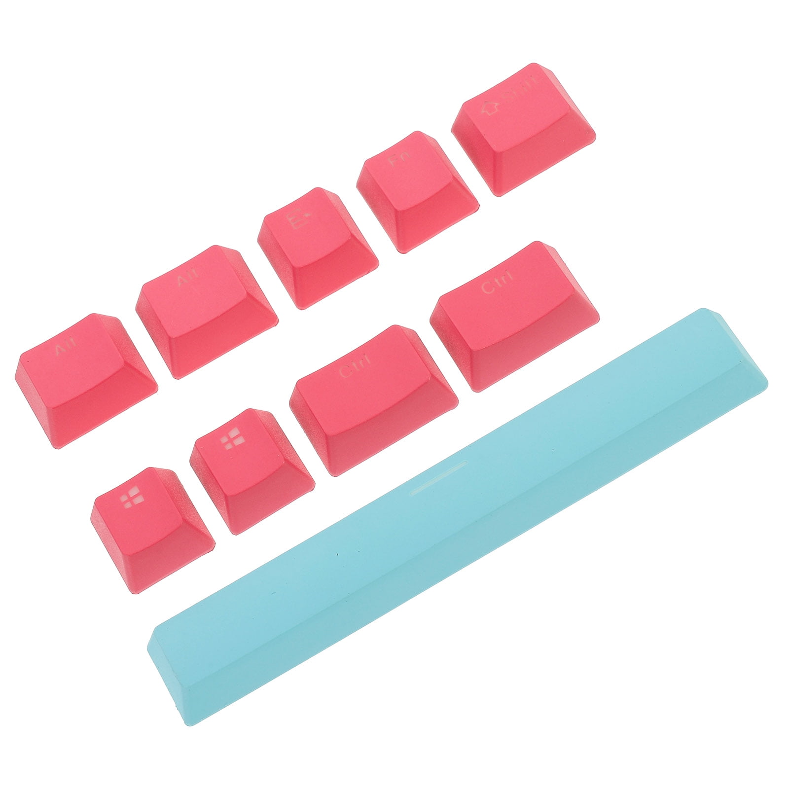 LABSERRON 32Pcs Pink Pbt Square Keycaps for Mechanical Keyboard ...