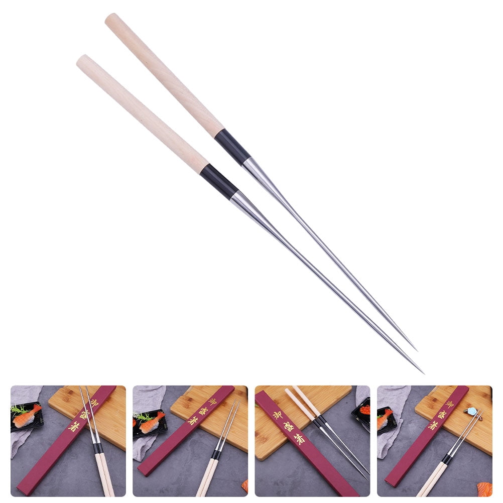 LABSERRON 3Pack Chopsticks Japanese Style Long Chopsticks with Metal ...