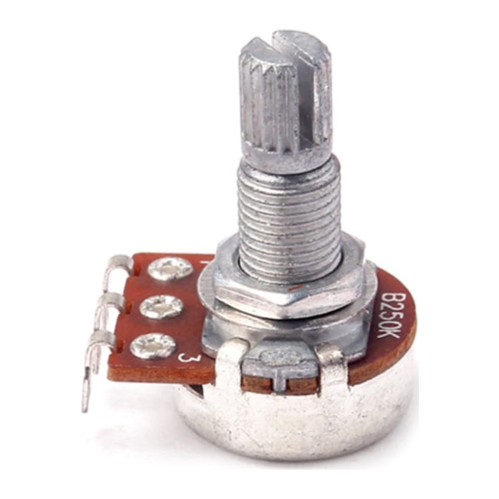 LABSERRON 3Pack Cylindrical Chrome Guitar Potentiometer 18mm Shaft ...