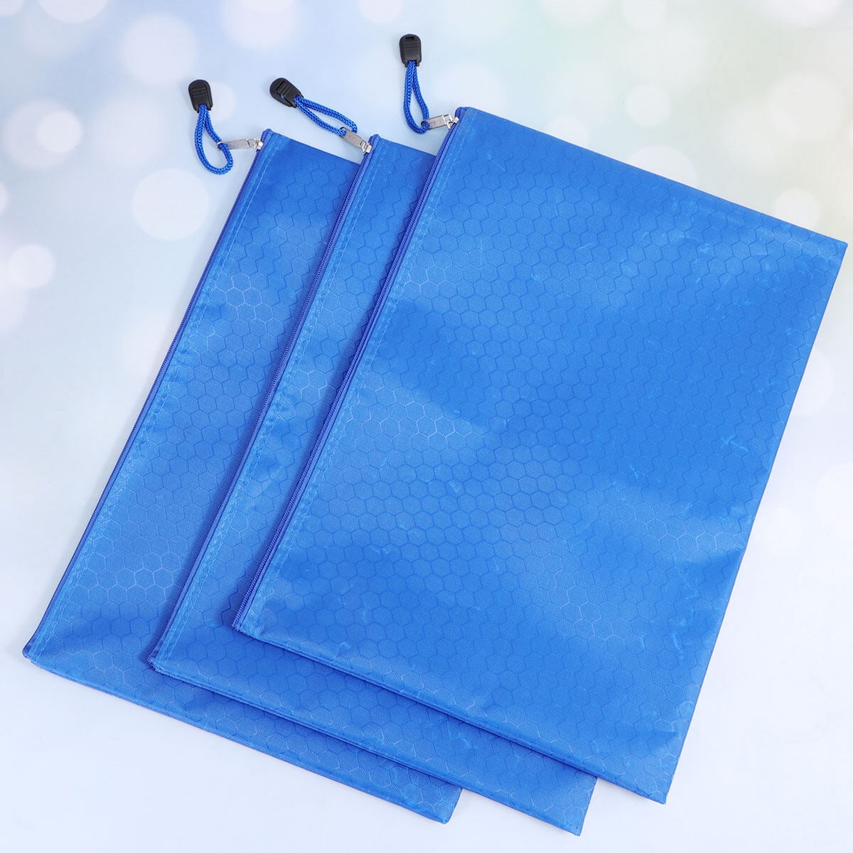 LABSERRON 3Set Zipper File Bags Heavy Duty Material Fancy for Travel 13 ...