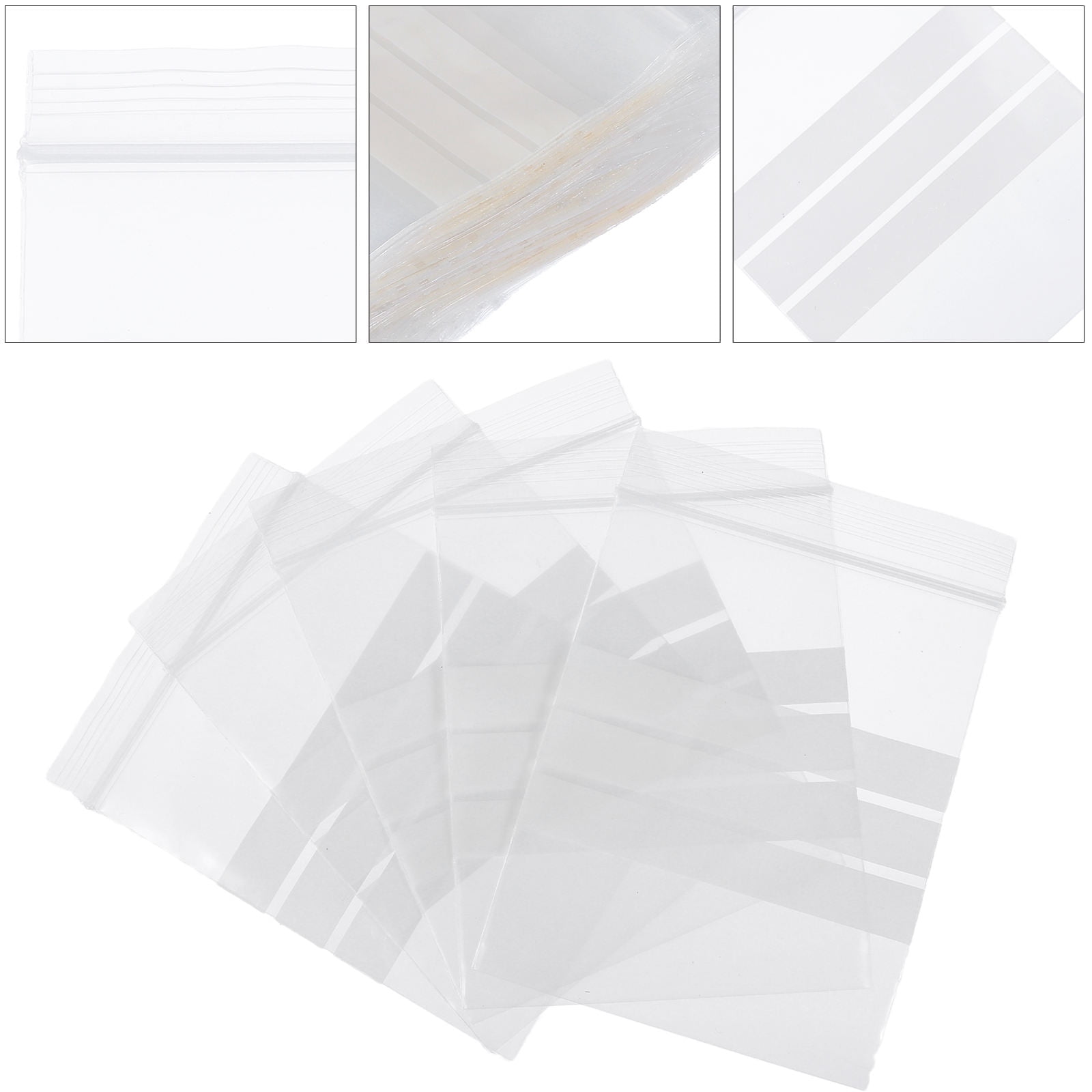 LABSERRON 400Pcs Packaging Bags Transparent Plastic Storage Pouches for ...
