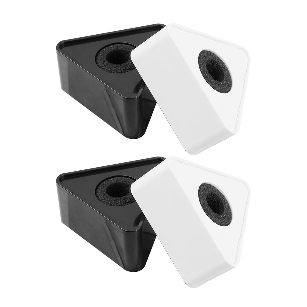 LABSERRON 4Pcs Abs Triangle Shaped Microphone Props For Interview And ...