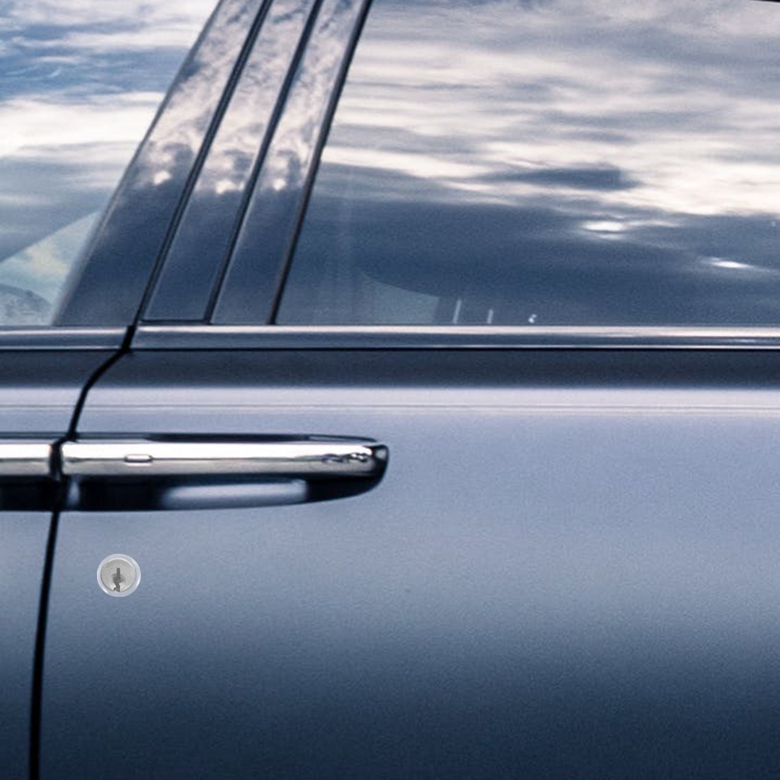 LABSERRON 4Pcs Anticlogging Car Door Handle Sticker Plastic Keyhole ...