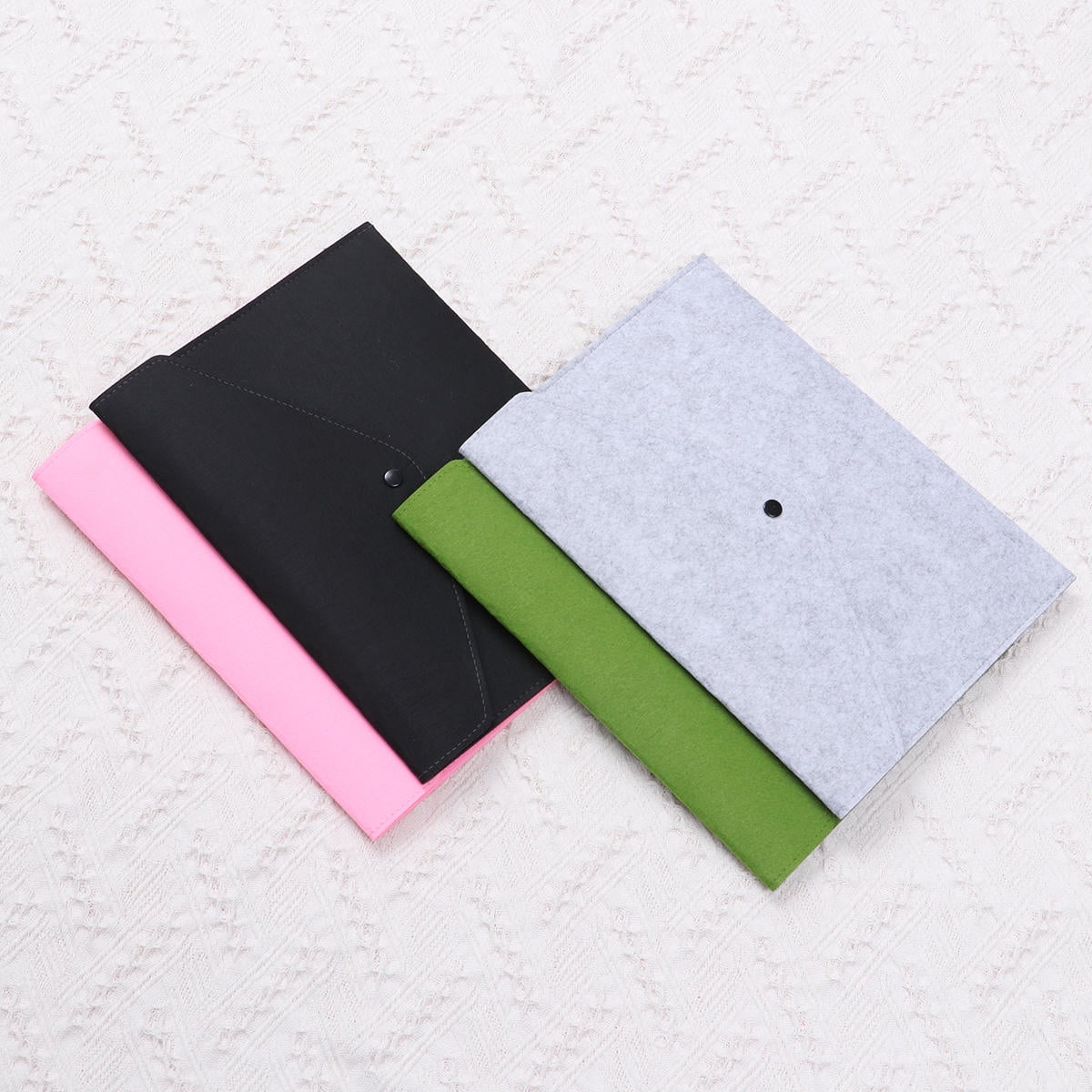 LABSERRON 4Pcs Felt Document Folder for Office Work Pink - Walmart.com