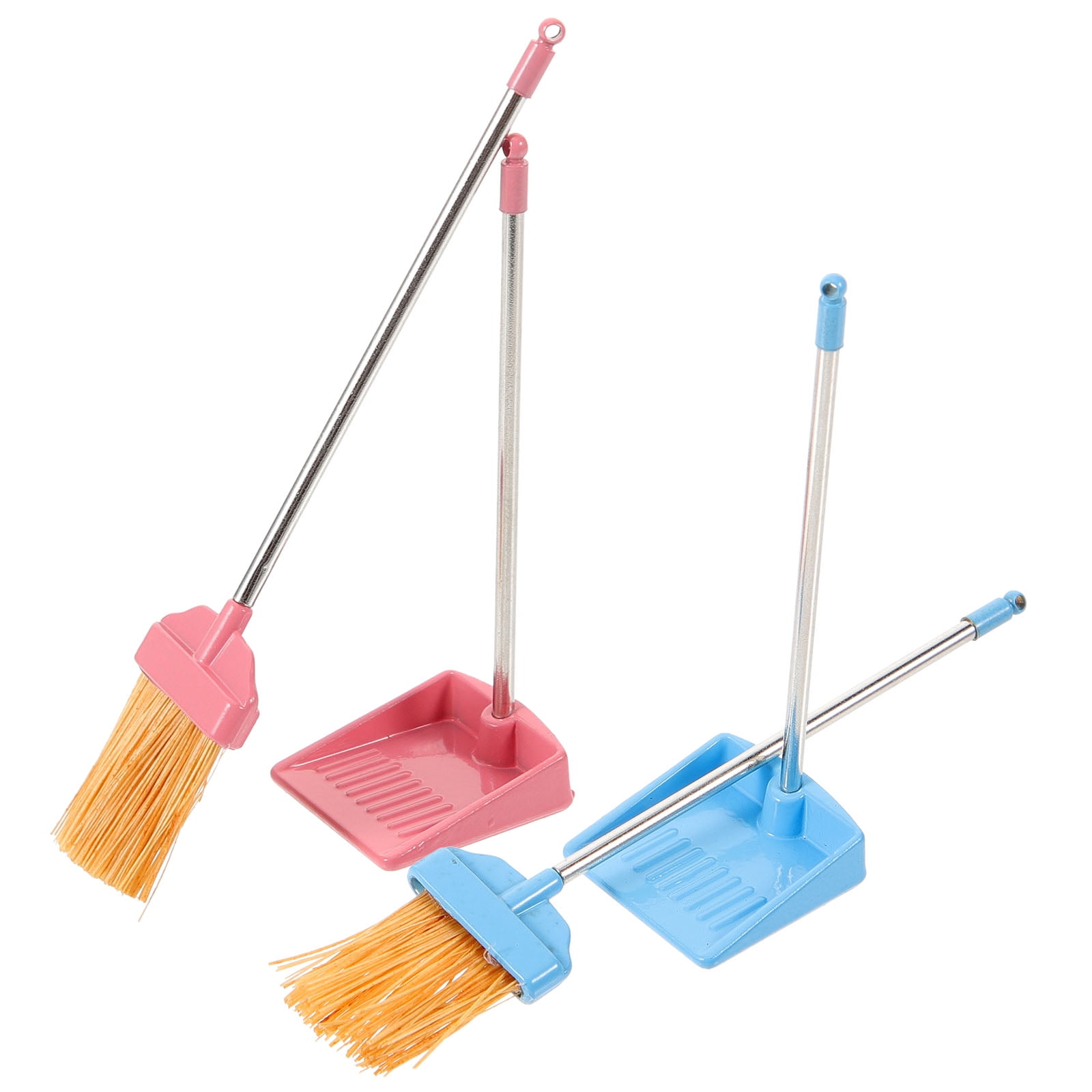 LABSERRON 4Pcs Mini Broom and Dustpan Collectors Portable Mini Broom ...