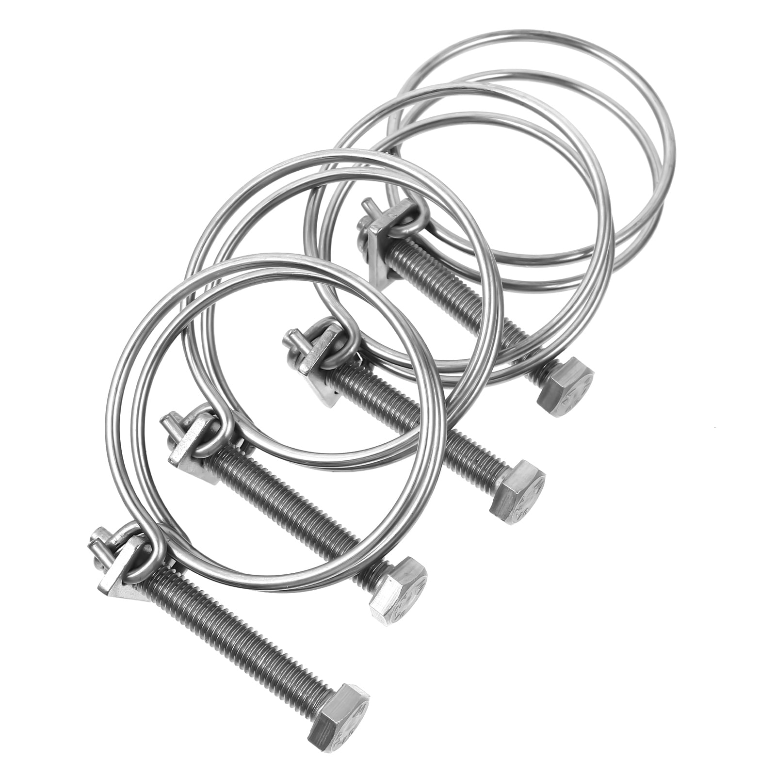 LABSERRON 4Pcs Water Clamps Clips for Hose and Pipes 360 Degree ...