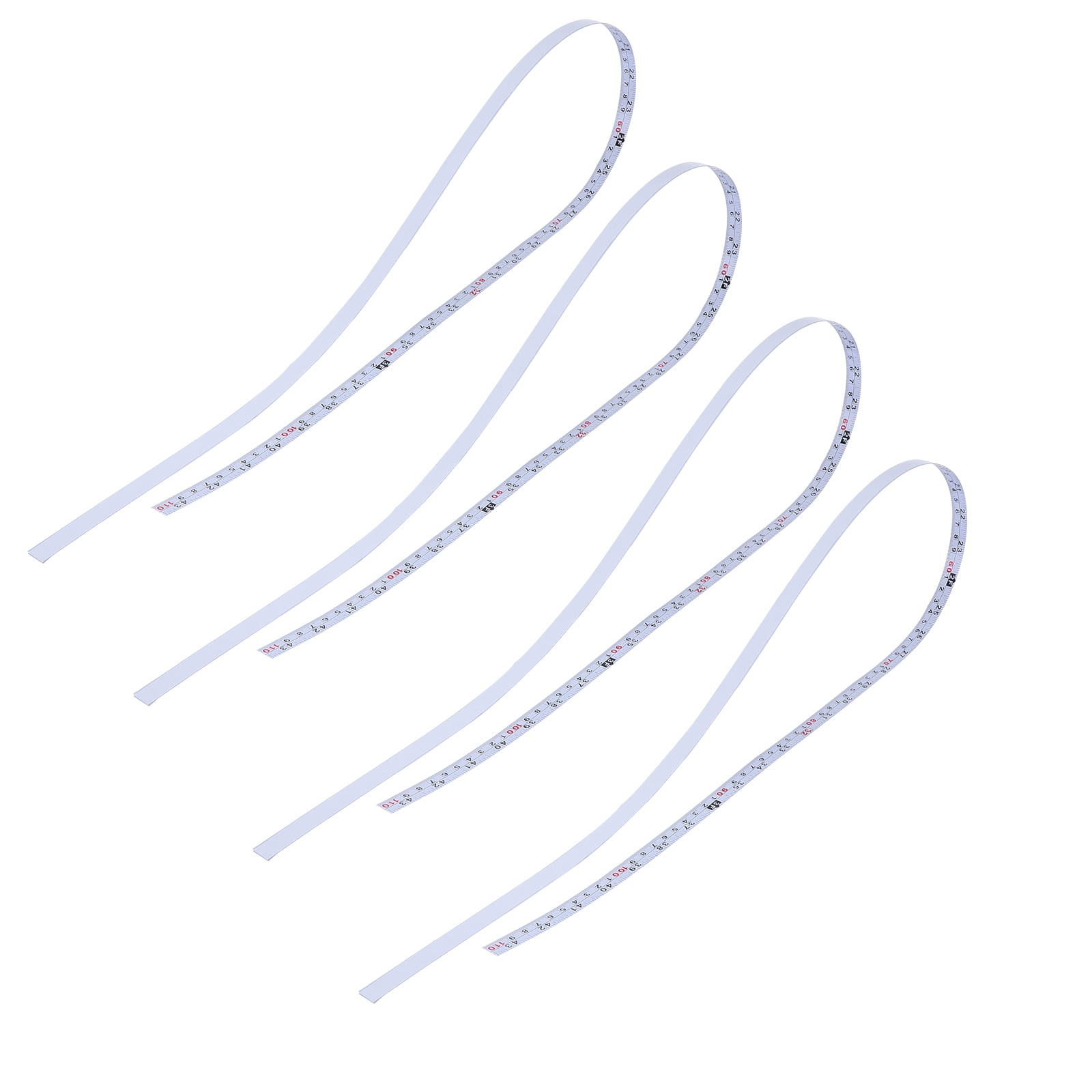 LABSERRON 4Set Metal Ruler for Measuring with Rectangular Shape and ...