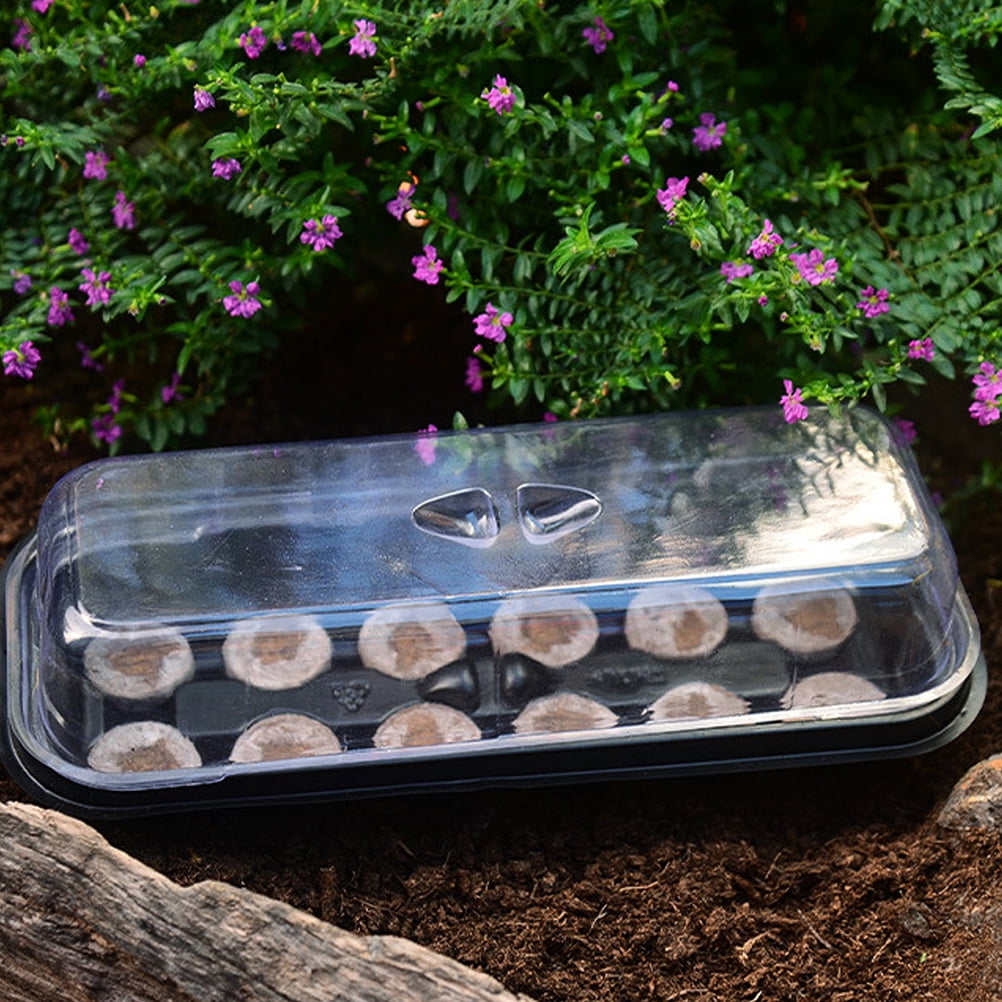 LABSERRON 5 Sets Plant Germination Box Moisturizing Growing Trays with ...