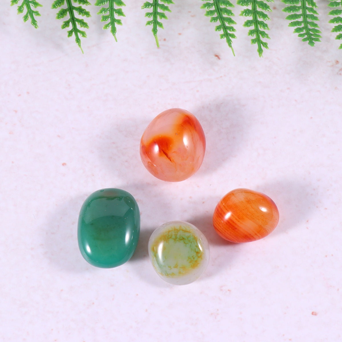 LABSERRON 500g Pack Of Natural Stone Pebble Agate Round For Freshwater ...