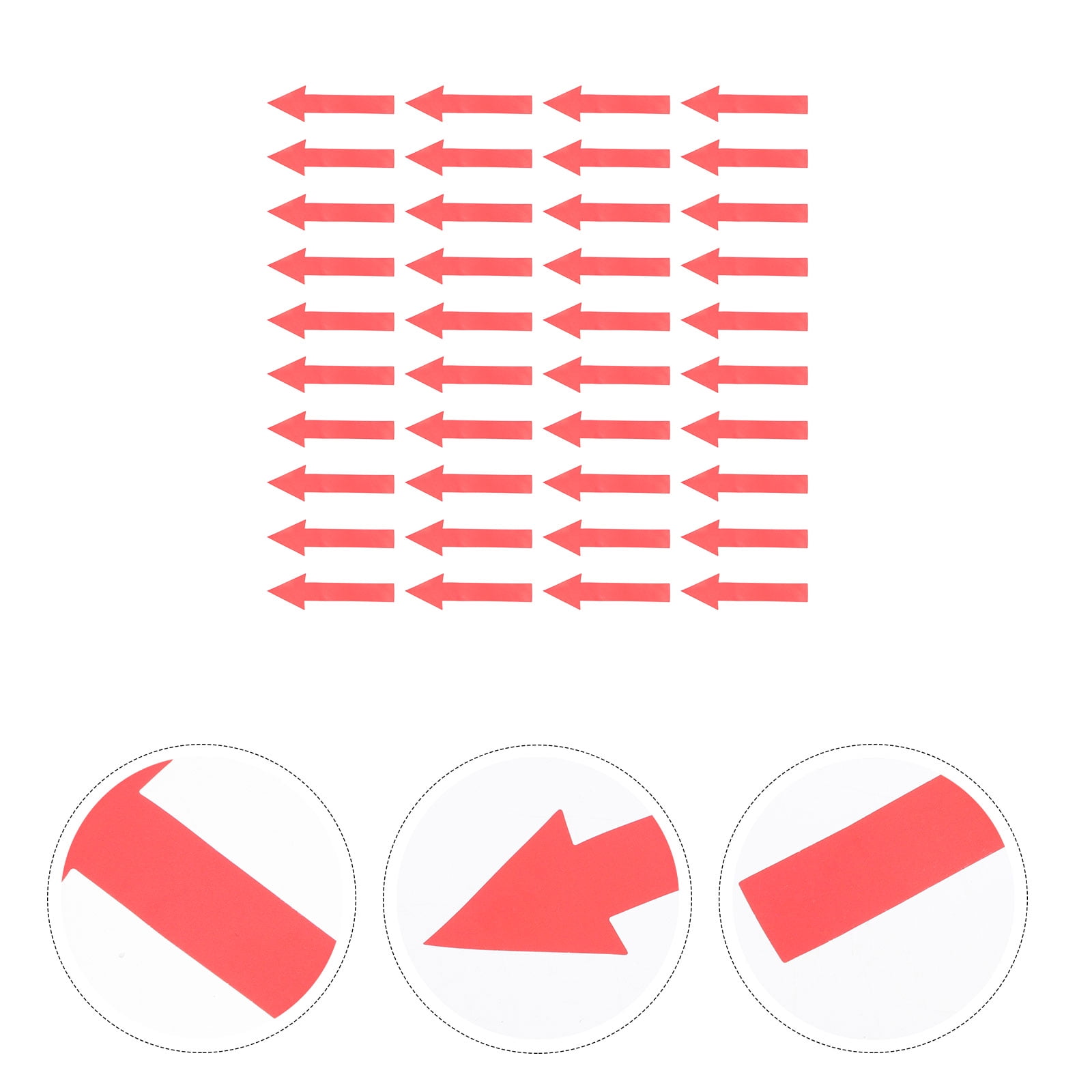LABSERRON 50Pcs Arrow Shaped Stickers for Equipment Labels Direction ...