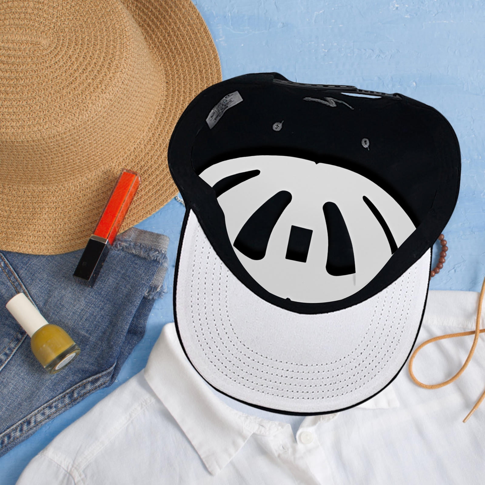 LABSERRON 50Pcs Cap Shaper Insert White Double Sided Cardboard Hat Form ...