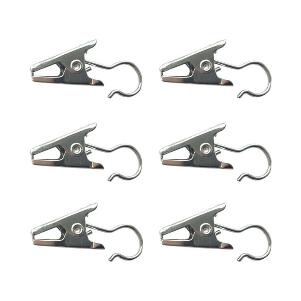 LABSERRON 50Pcs Heavy Duty Small Metal Clips for Curtains and Draperies ...