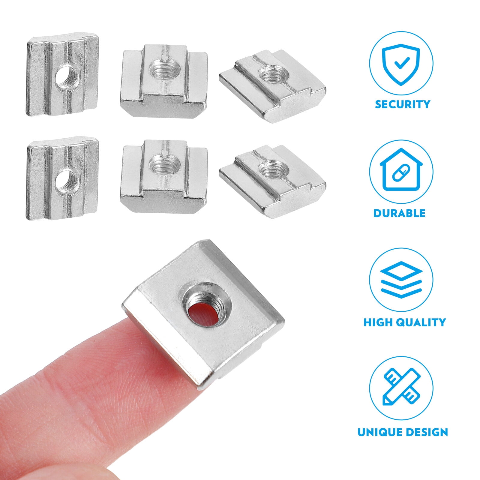 LABSERRON 50Pcs Slider Nut for 30 Series Aluminum Extrusion Accessories ...