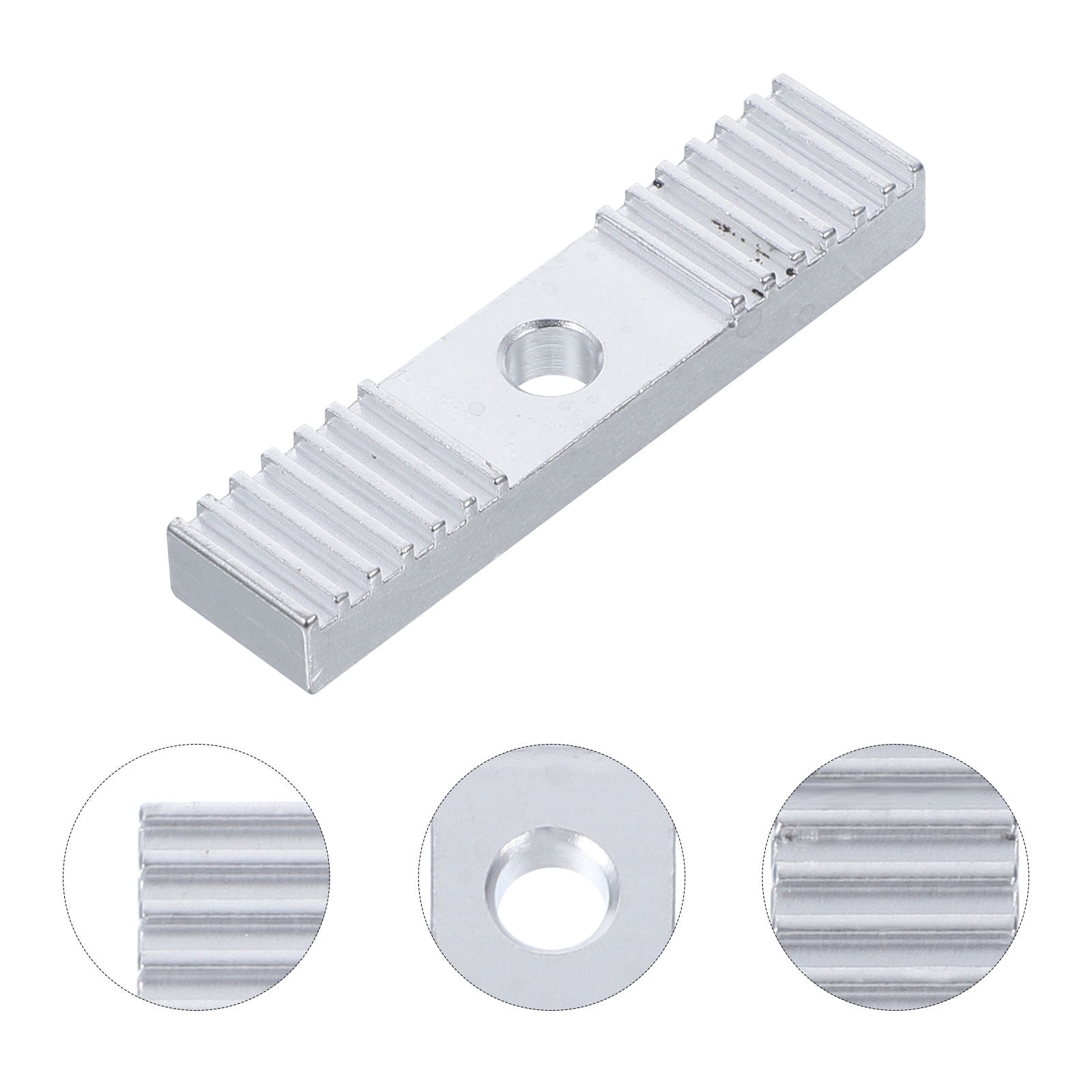 LABSERRON 5Pack 3D Printer Gear Clamp Mount Block in Silver for Timing ...