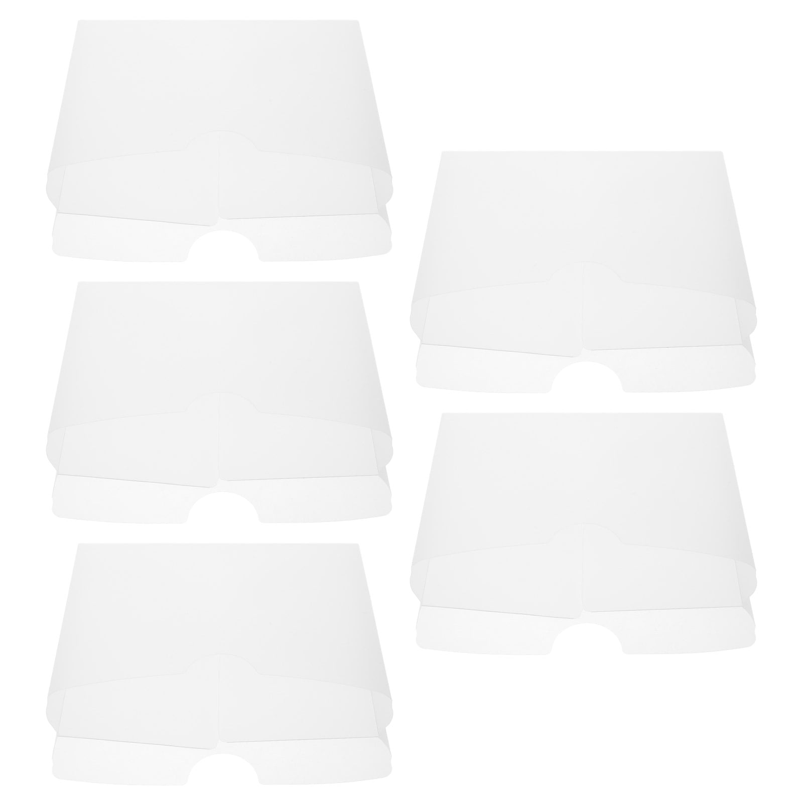 LABSERRON 5Pcs Clothing Folder Rectangular Folding Board in Transparent ...