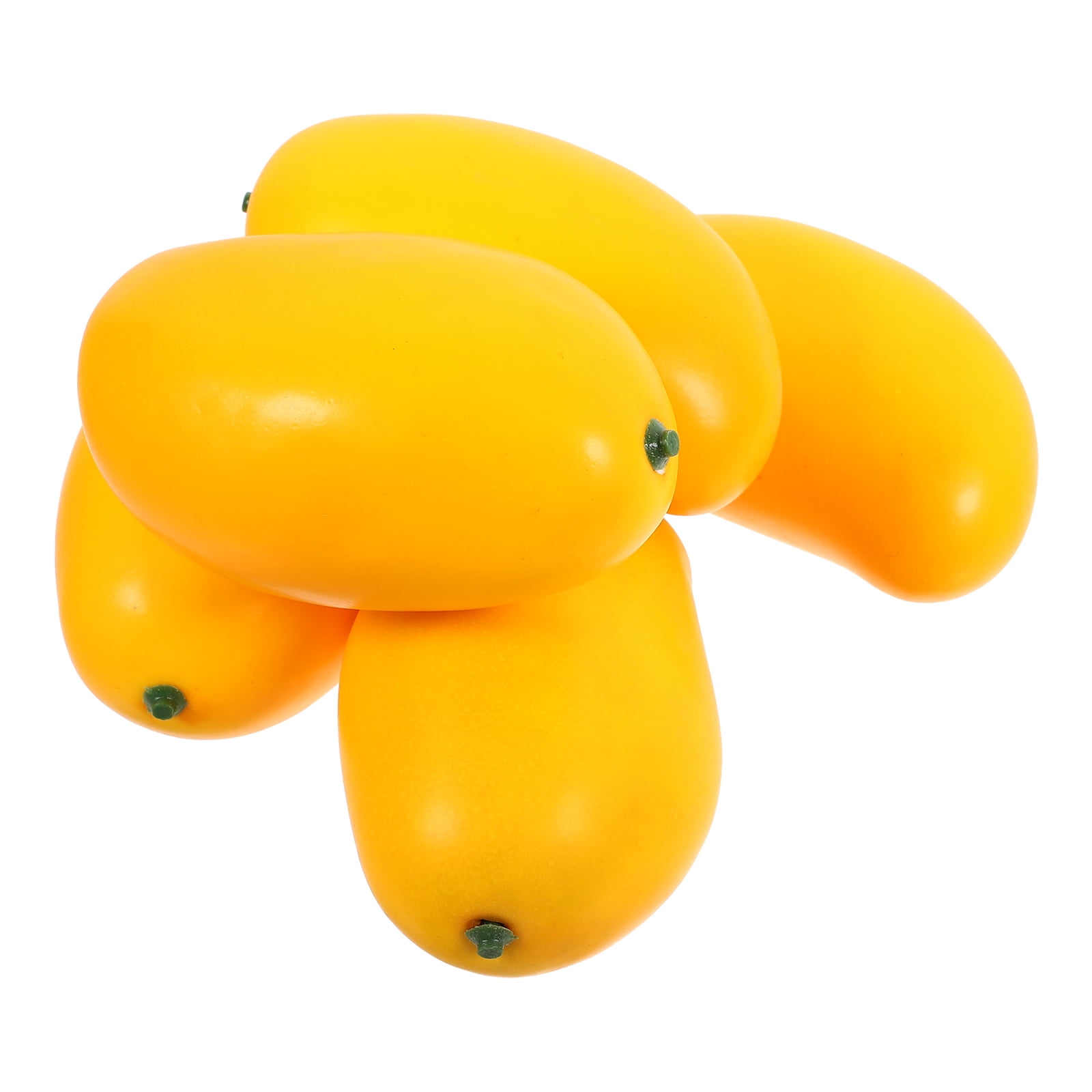 LABSERRON 5Pcs Yellow Mango Model Foams Simulation Prop For Fruit Decor ...