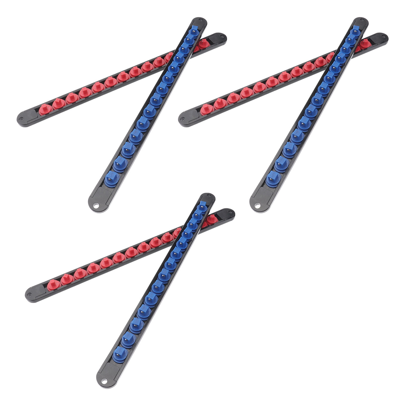 LABSERRON 6Pcs Drive Socket Rail Holders Portable Socket Organizer for ...