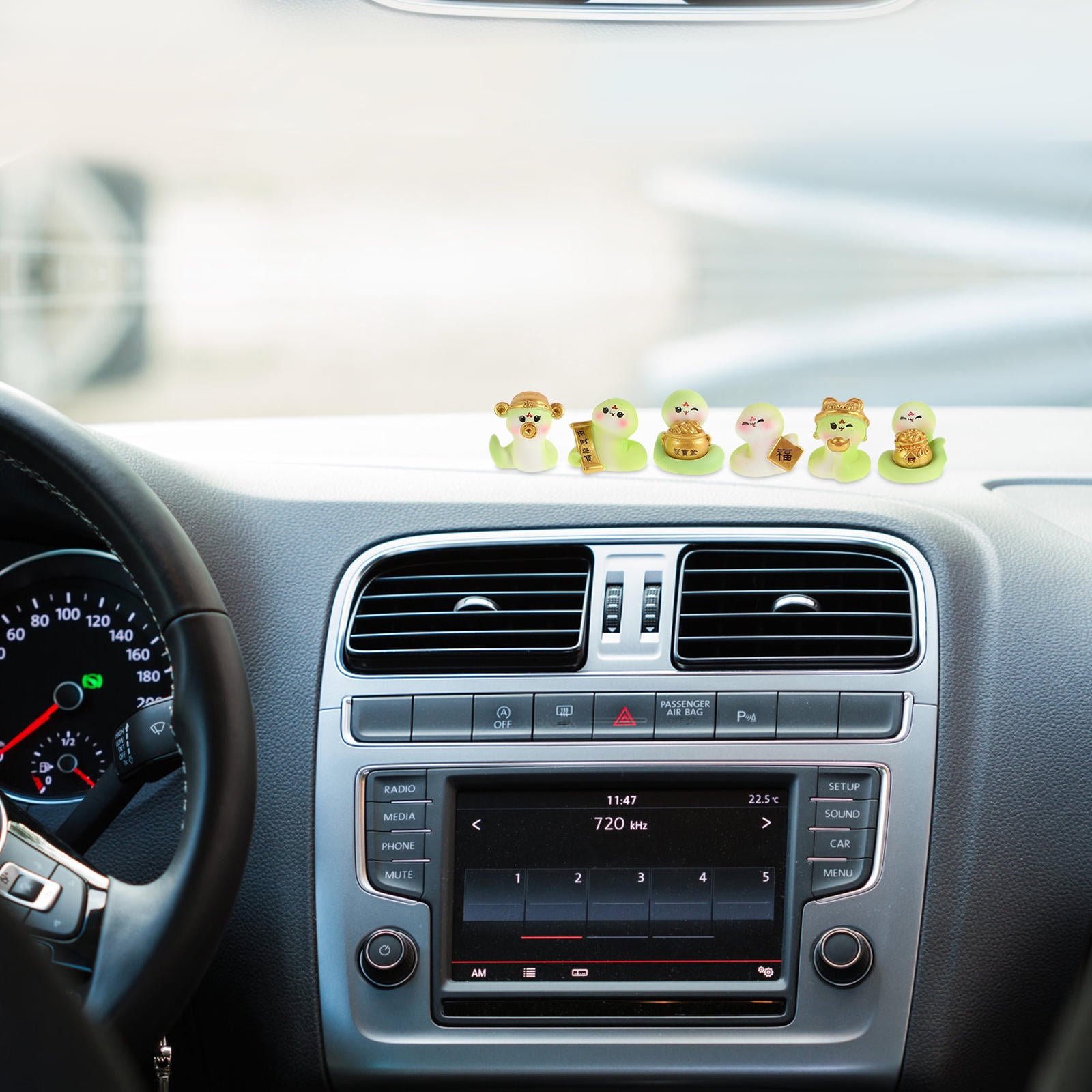 LABSERRON 6Pcs Miniature Resin Figurines Snake Sculpture Assorted Color ...