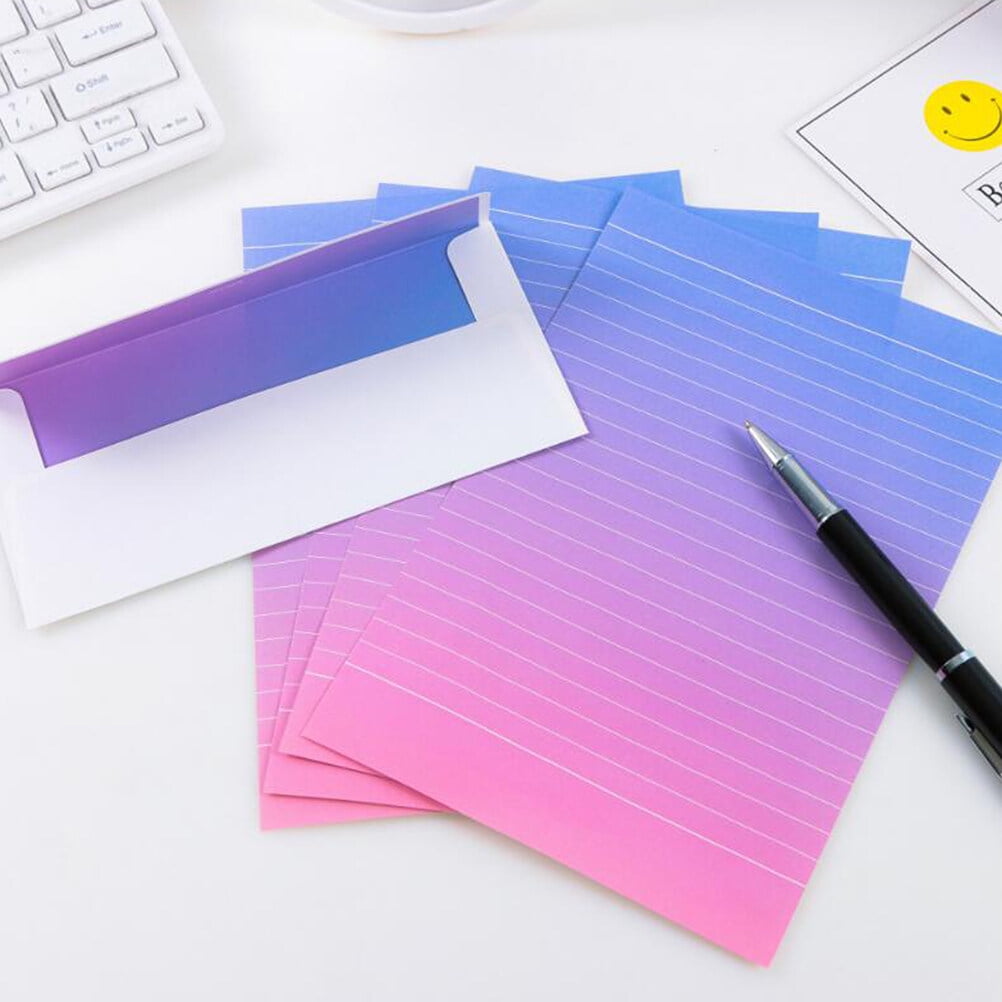 LABSERRON 8 Sets Letter Paper and Envelopes Set Minimalist Design for ...