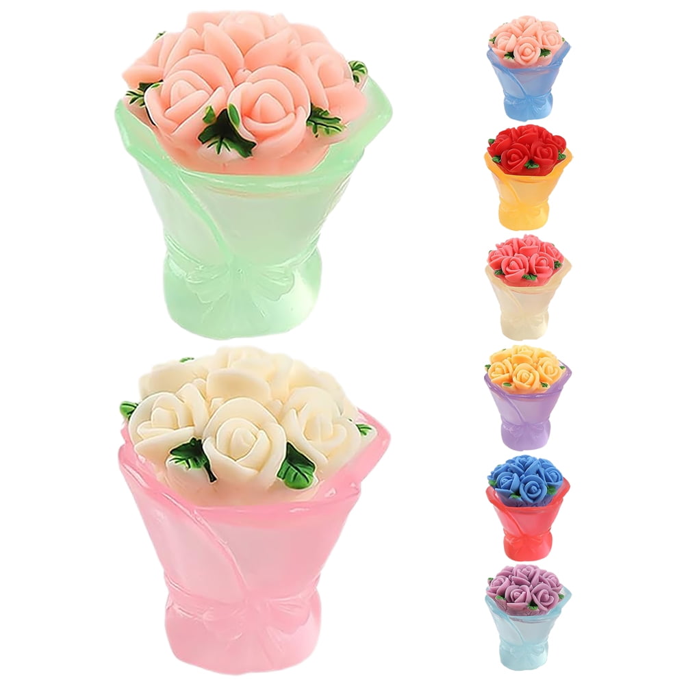 LABSERRON 8Pcs Artificial Roses Flowers for Craft Enthusiasts and with ...