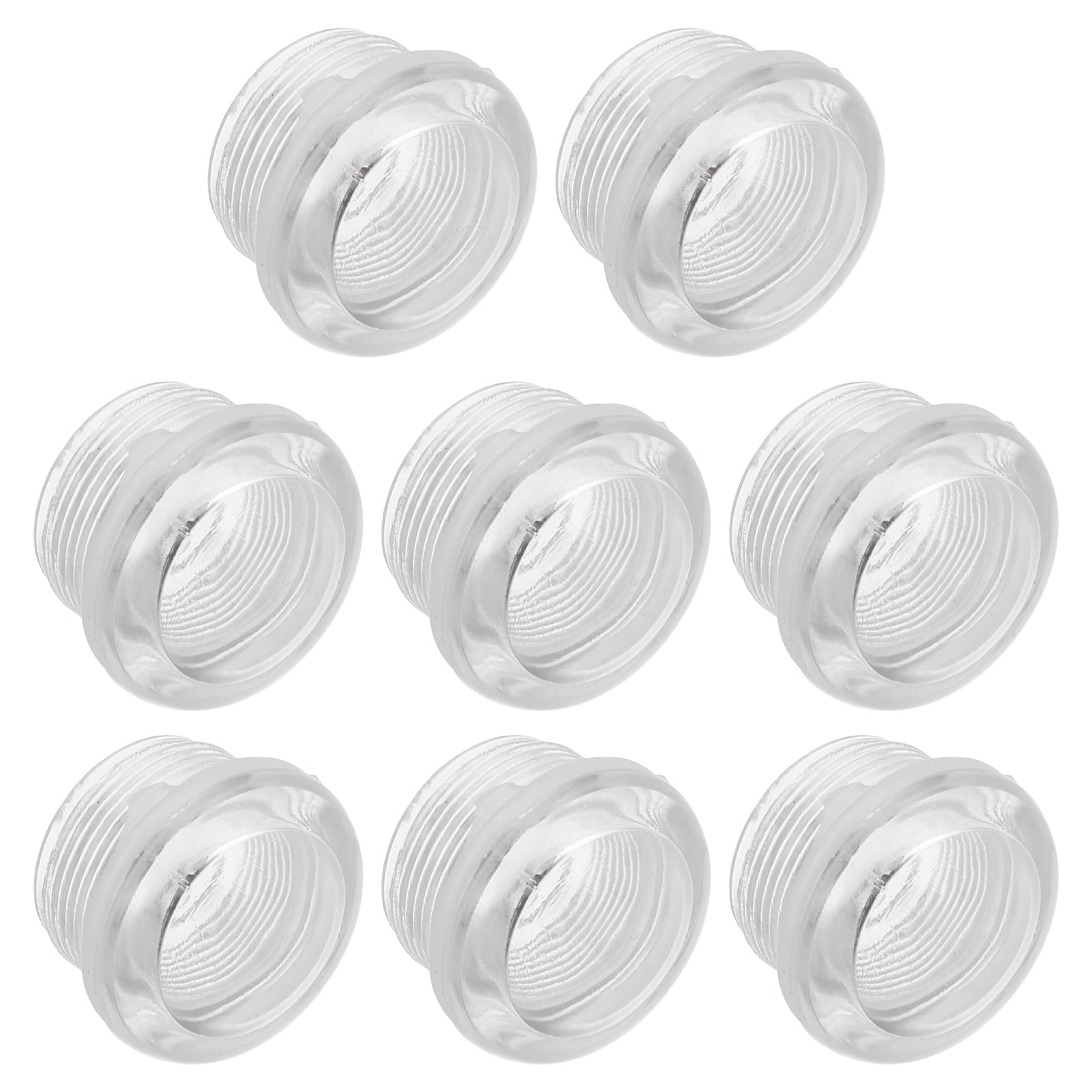 LABSERRON 8Pcs Transparent Plastic Soap Dispenser Cover Bathroom ...