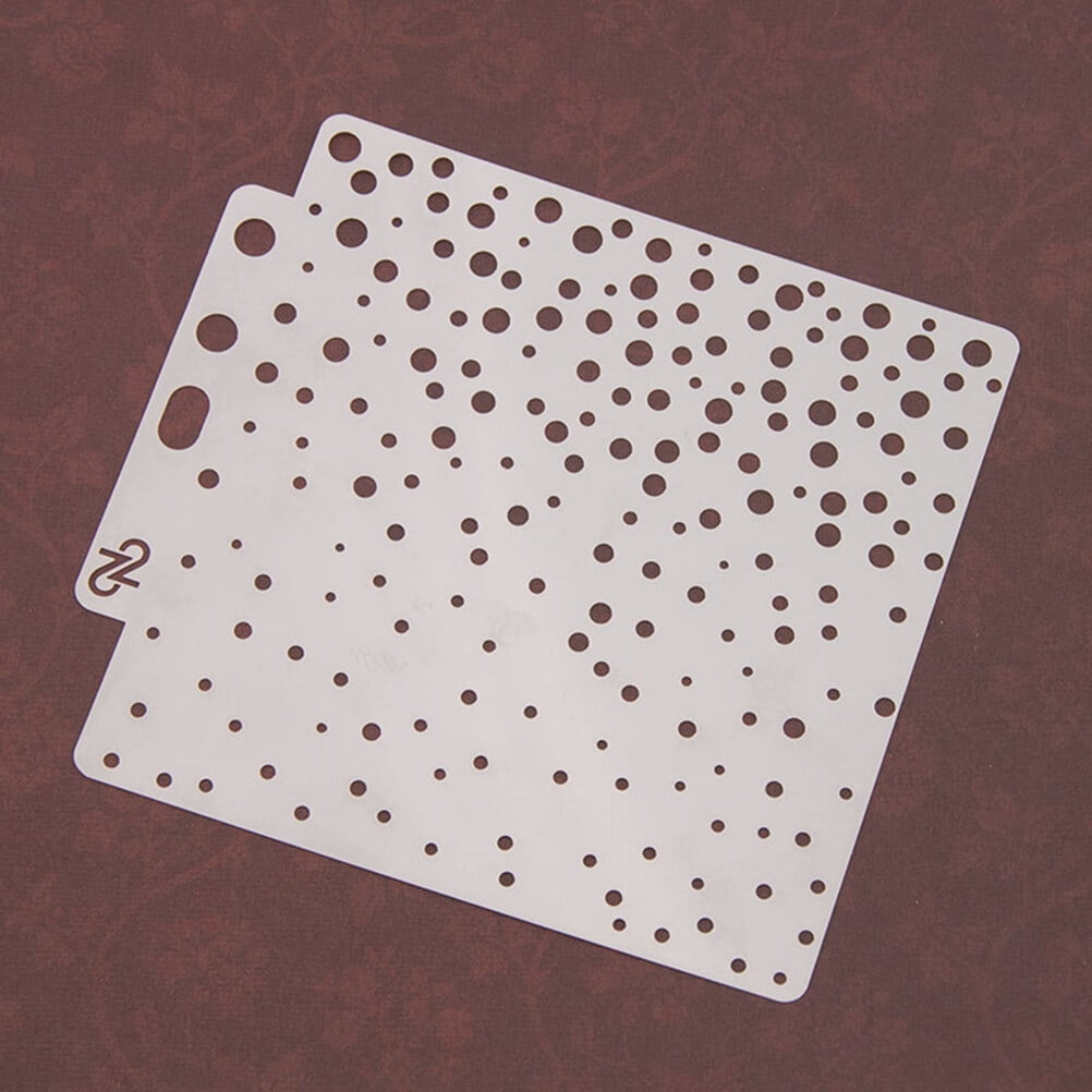 LABSERRON Abstract Stencils 1Set Grey Drawing Stencils For Art Projects ...