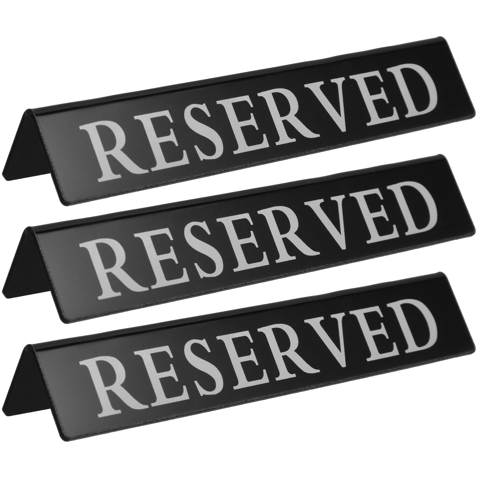 LABSERRON Acrylic Reserved Sign Board 3Pcs for Hotel Party and Event ...