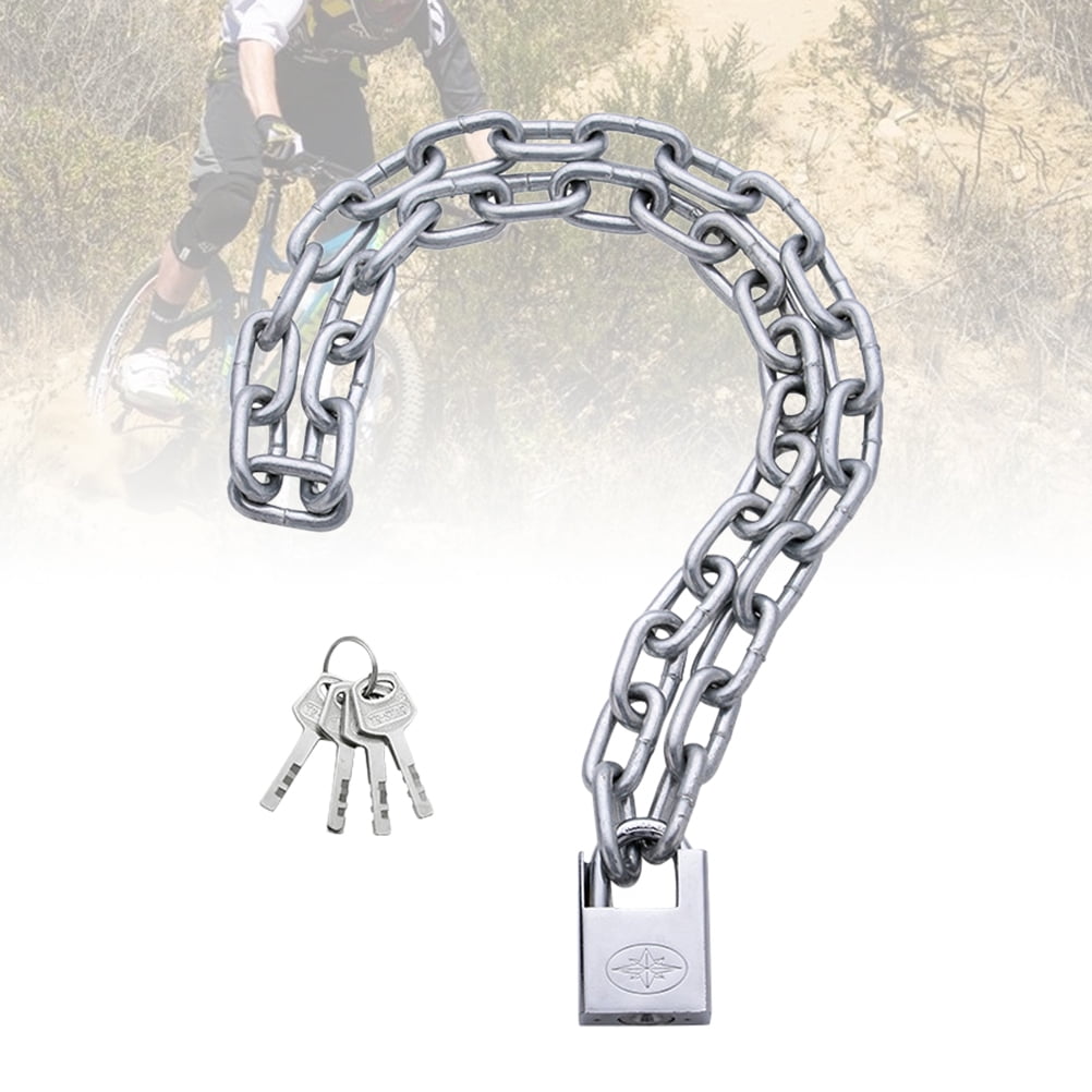 LABSERRON Anti Theft Chain Lock 1Pcs Galvanized Steel for Bikers and ...