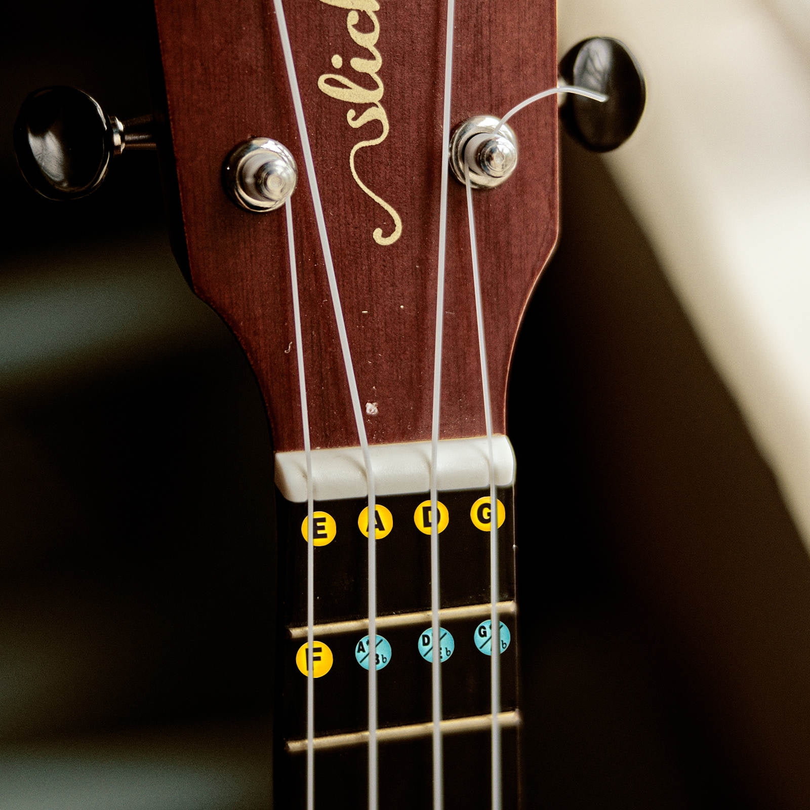 LABSERRON Bass Fretboard Stickers 2Pcs Assorted Color Rectangle Shape ...