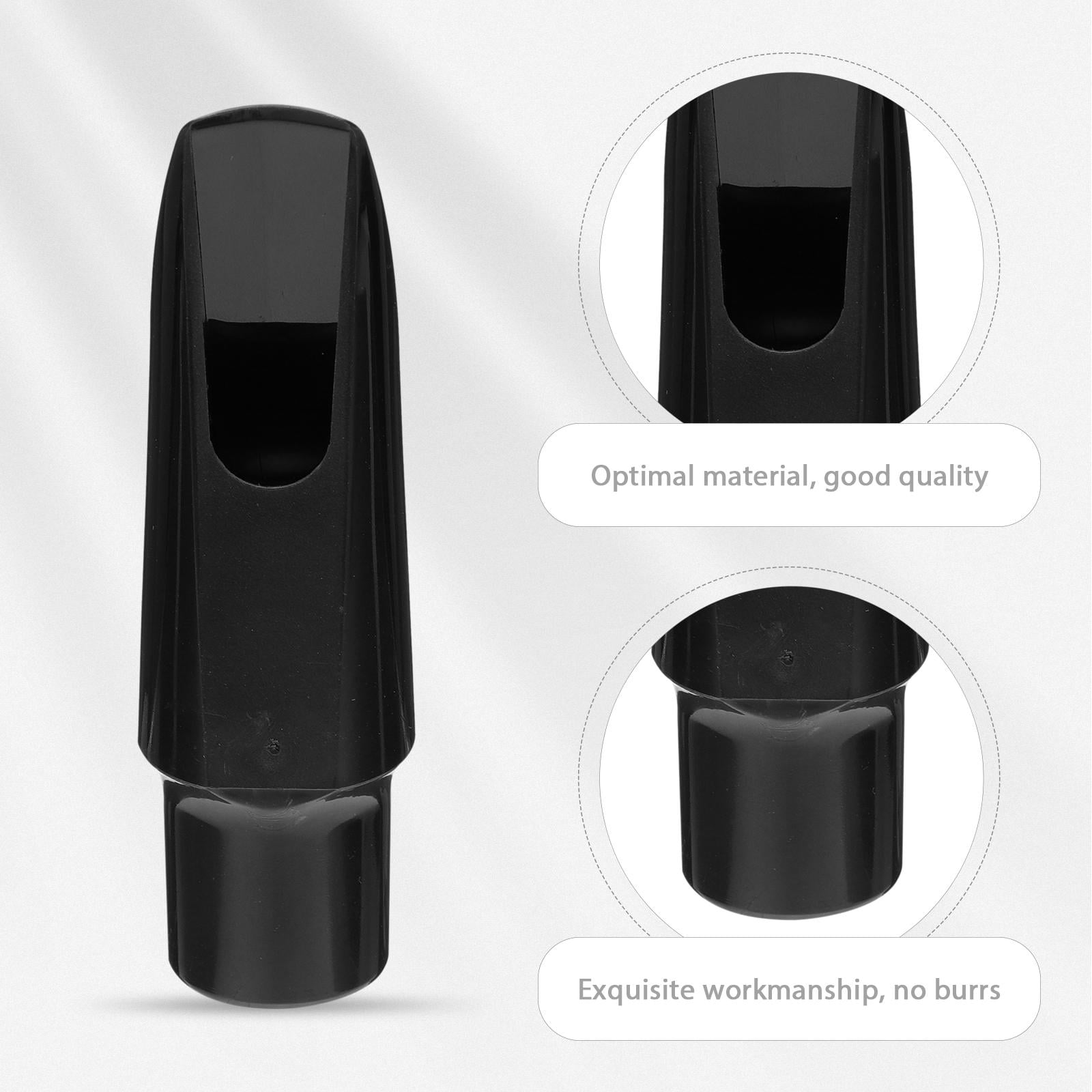 LABSERRON Black Food Grade Plastic Alto Saxophone Flute Head 1Pack for ...