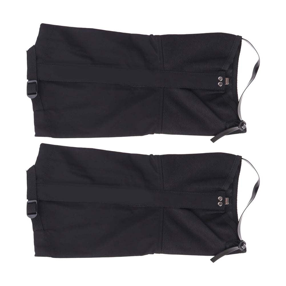 LABSERRON Black Lightweight Nylon Gaiters for Mountain Climbing with ...