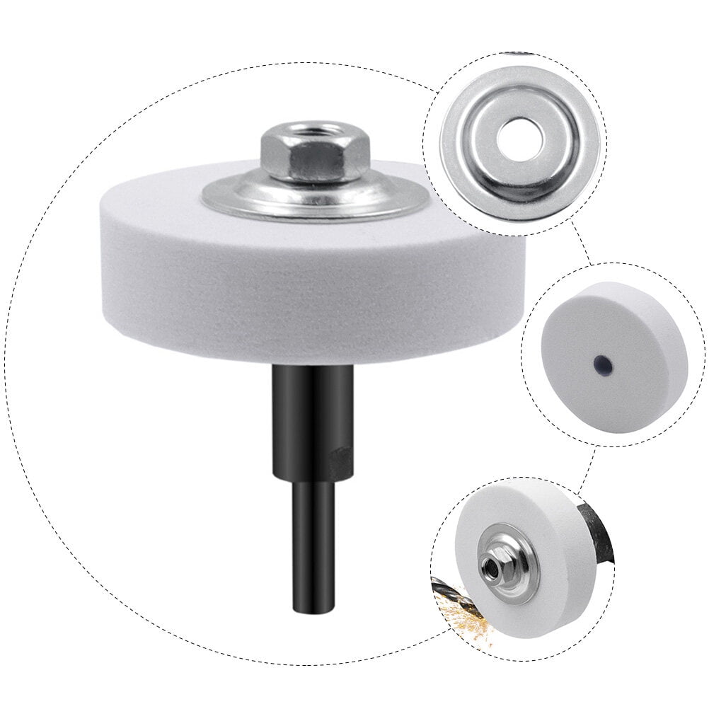 LABSERRON Buffing Wheel for Drill 1Pack Sanding Pad for Grinder 8.6x7 ...